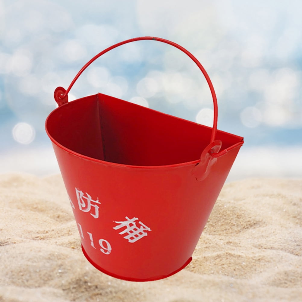 WEUVEB Fire Bucket with Handle for Home, Garden, Camping, Emergency ...