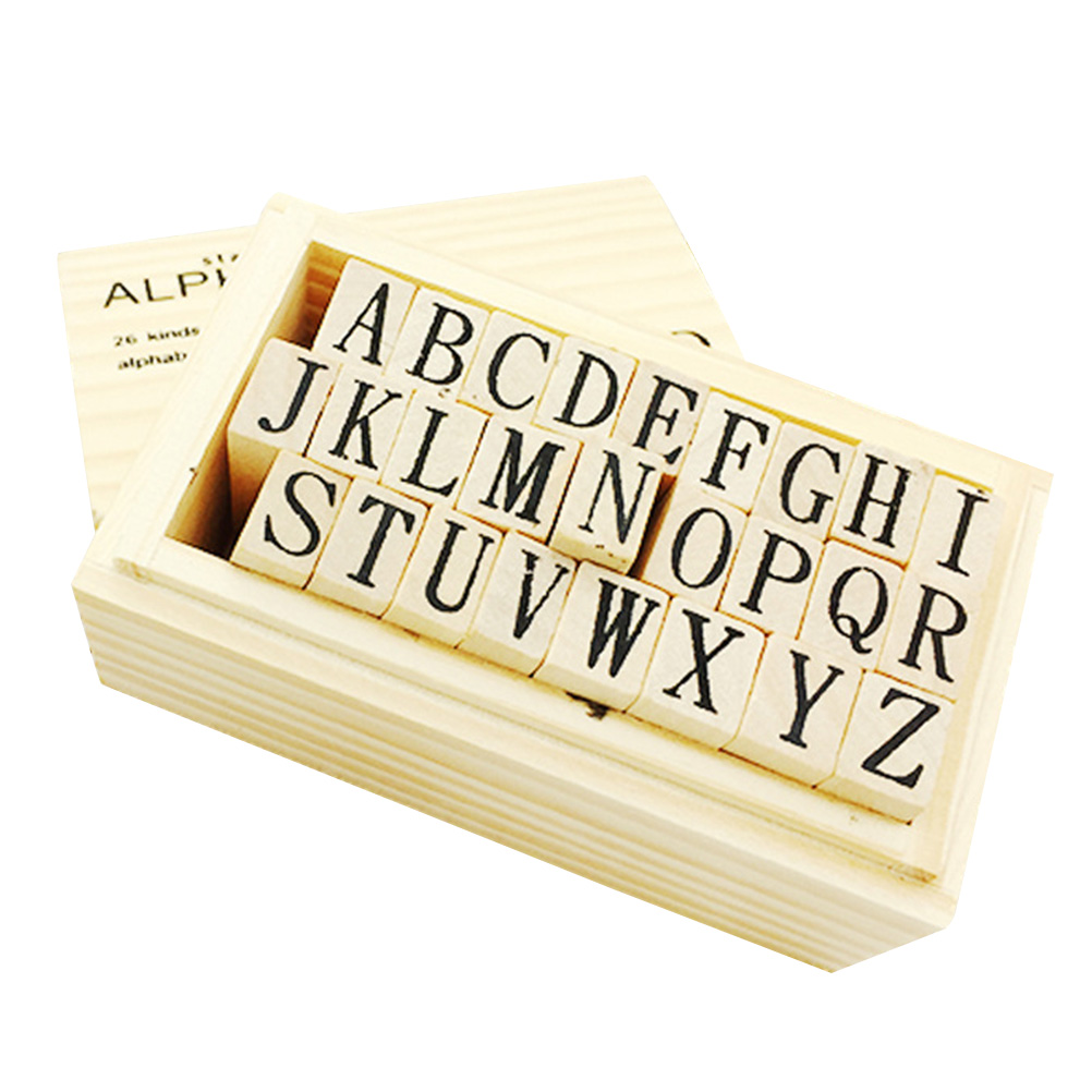HOMEMAXS English Alphabet Stamp Stamps Small Scrapbook Postage Student ...