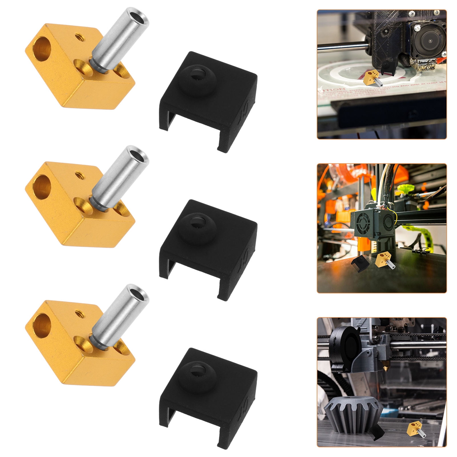 HOMEMAXS Extruder Accessories Hotend Heater Block 𝙁𝙪𝙣𝙣𝙚𝙡 Heating ...