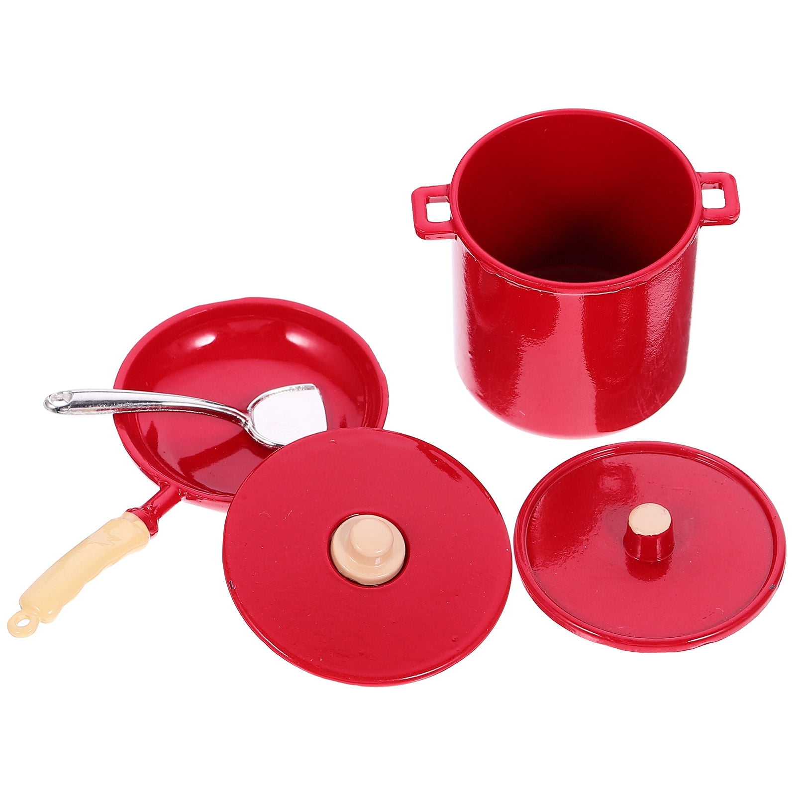 HOMEMAXS FRCOLOR 1 Set Doll House Stew Pot Figurine Miniature Kitchen ...