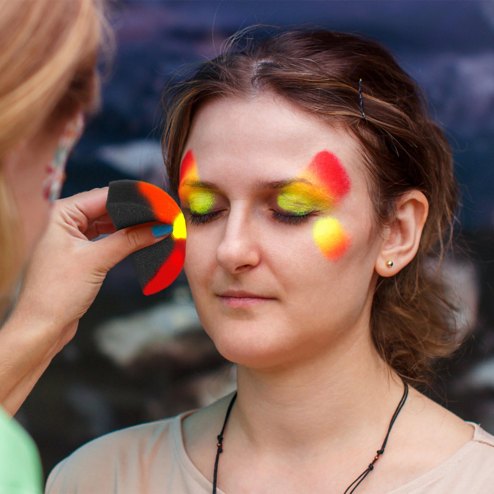 HOMEMAXS Face Painting Sponges with Versatile Designs for Creative ...