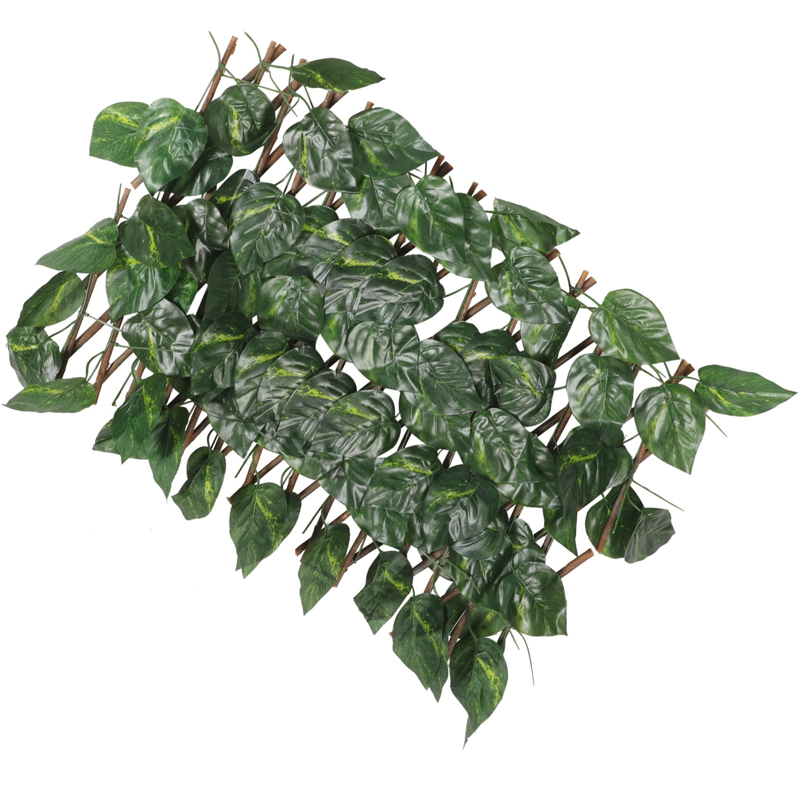 HOMEMAXS Fairy Garden Supplies Faux Leaf Trellis Green Fence Wall for ...