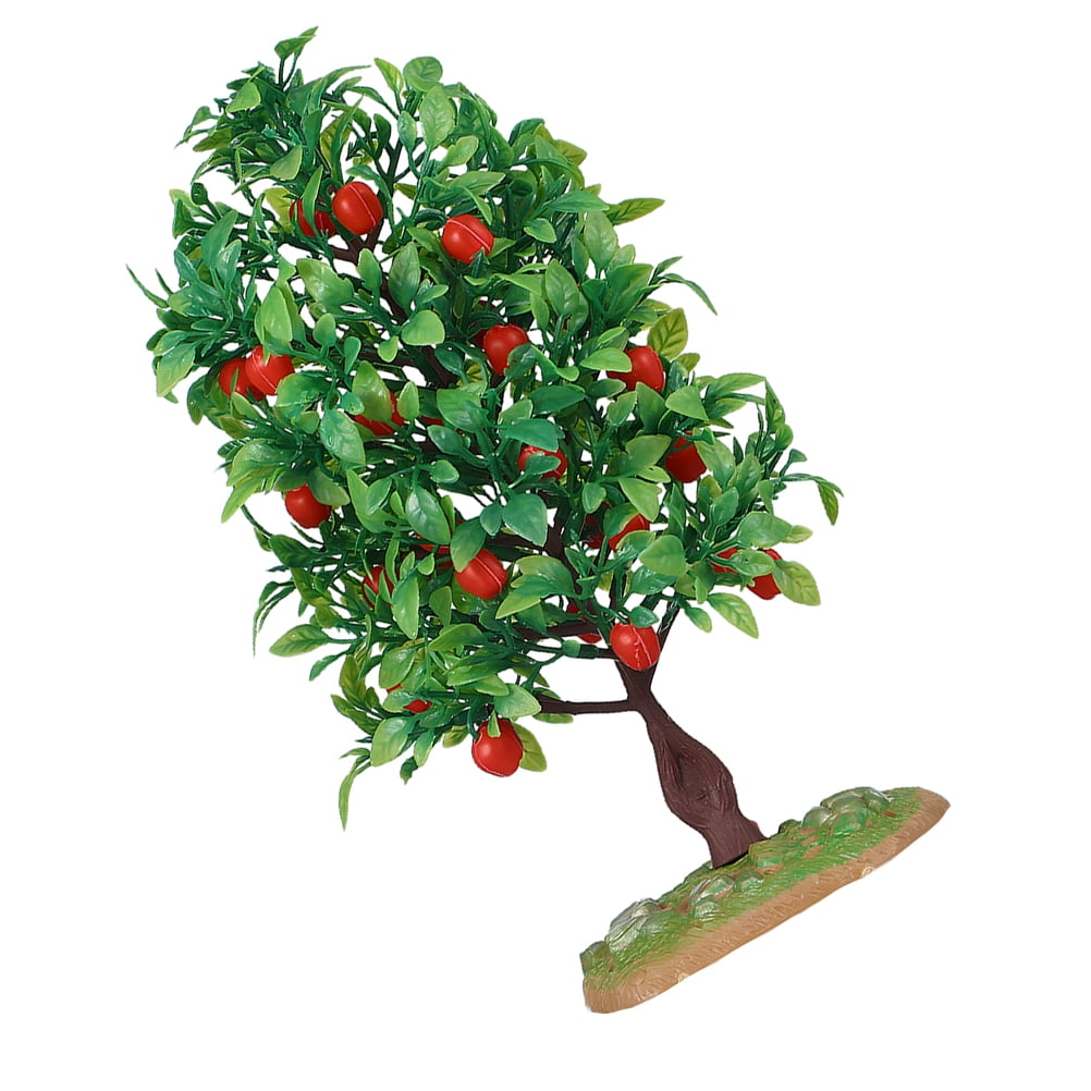 HOMEMAXS Fake Apple Tree Mini Fruit Trees Artificial Stacked Toys ...