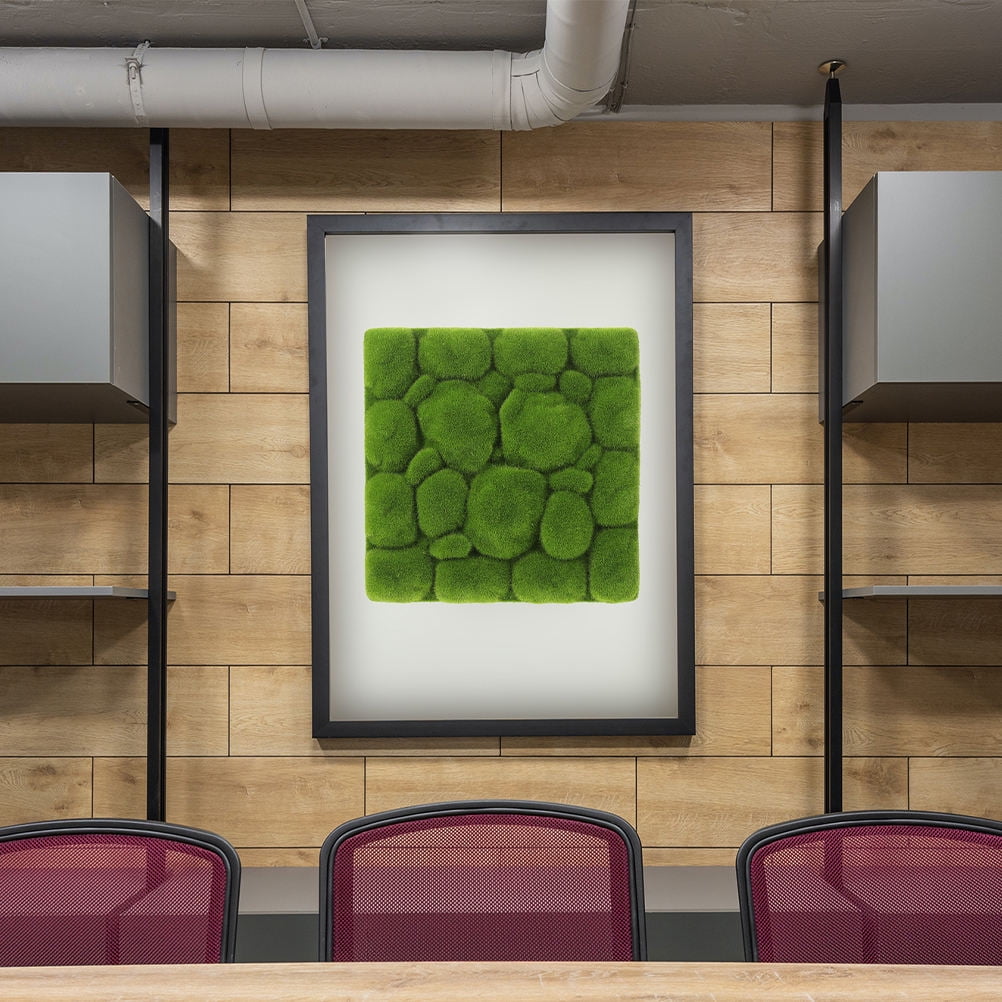 HOMEMAXS Fake Moss Wall Panel Decoration Realistic Moss Mat for Garden ...
