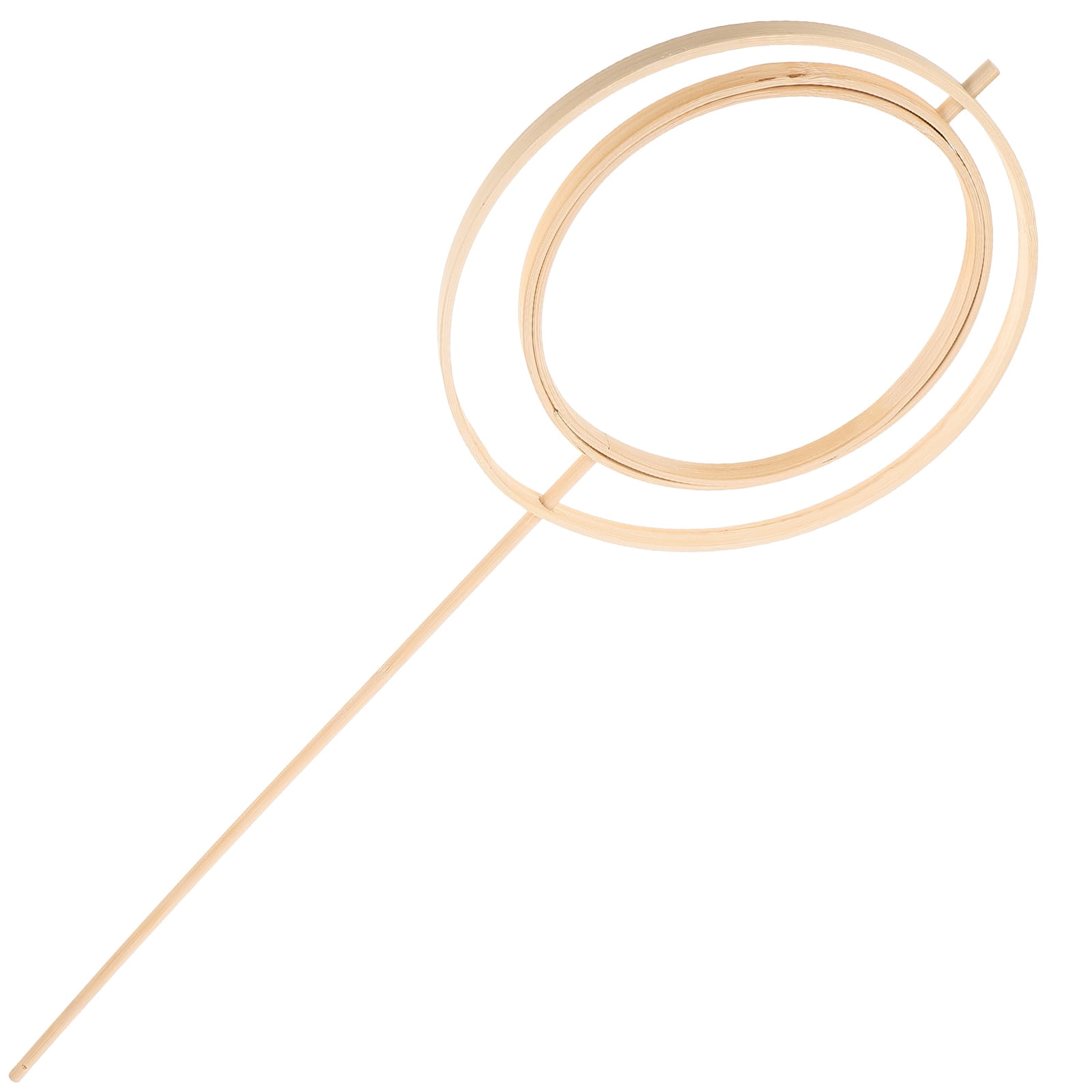 HOMEMAXS Fans Hand Antique Bamboo Long-handled Double-circle Bride ...