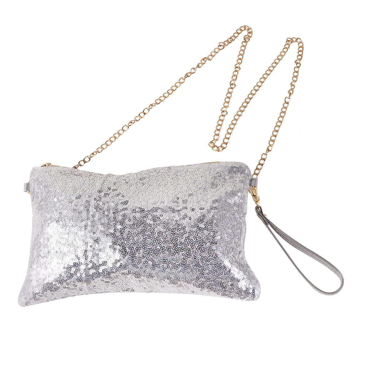 Sequin Wallet Glitter Clutch Sequin Purse For Girls Silver Purse ...