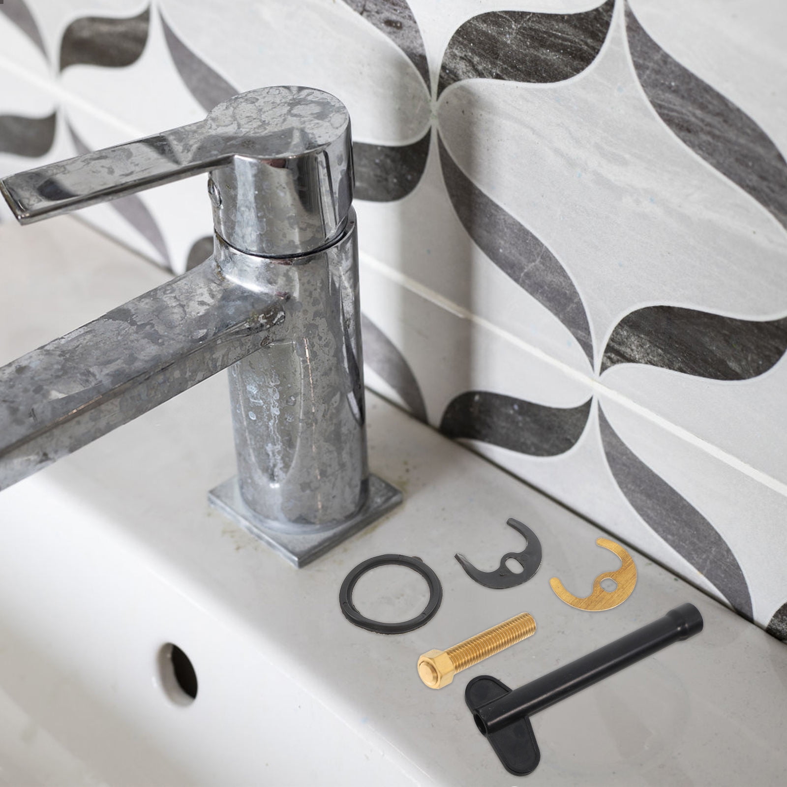 HOMEMAXS Faucet Fixing Bracket Faucet Mounting Nut And Washer Basin Tap ...