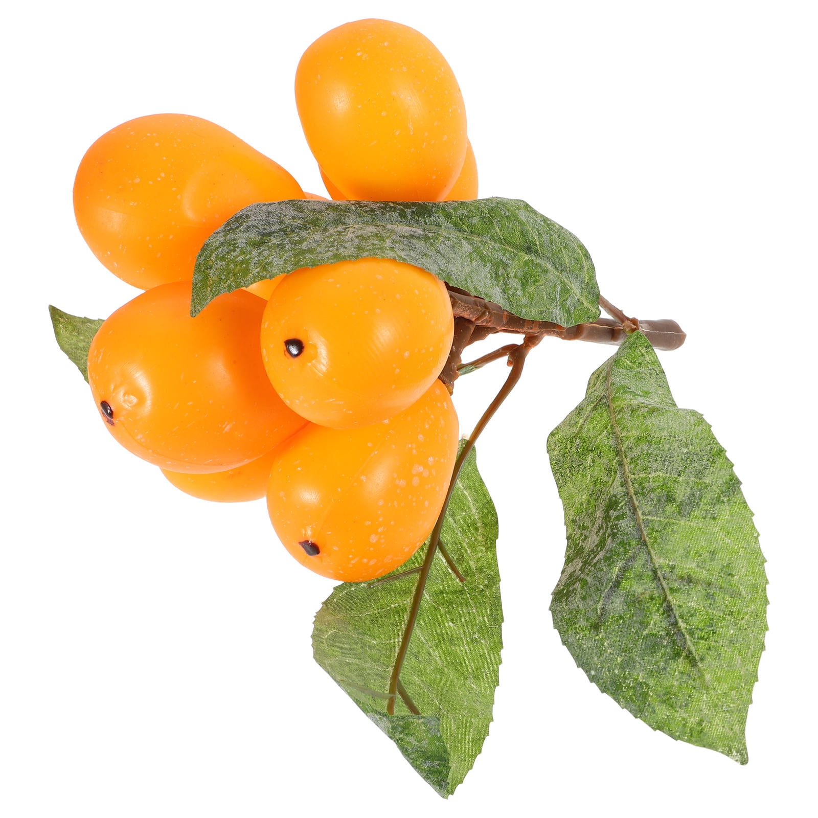 HOMEMAXS Faux Loquats String Model Realistic Plastic Fake Fruit Decor ...