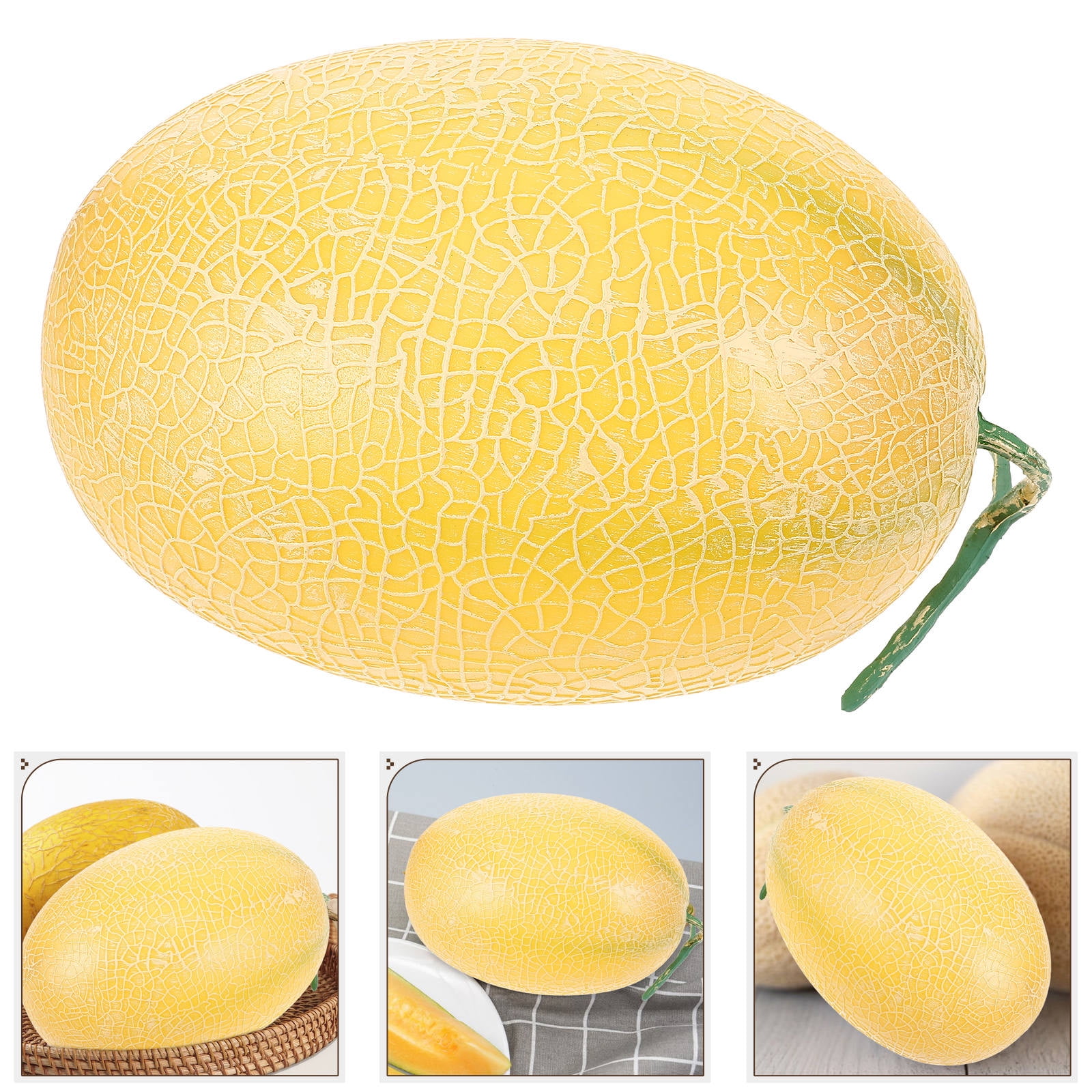 HOMEMAXS Faux Watermelon Simulation Cantaloupe Artistic Projects Props ...