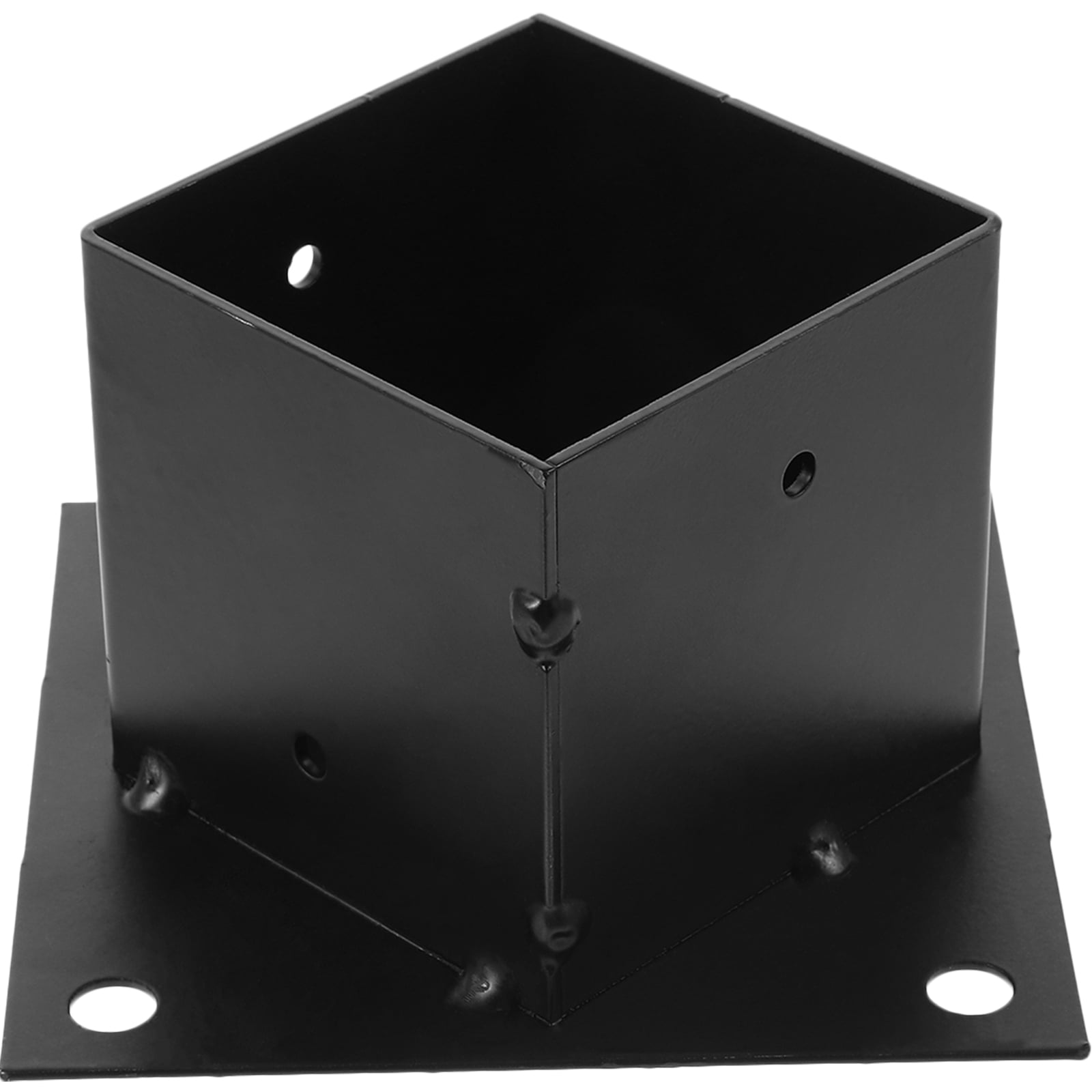 HOMEMAXS Fence Post Base Protector Heavy Duty Fence Anchor Bracket ...