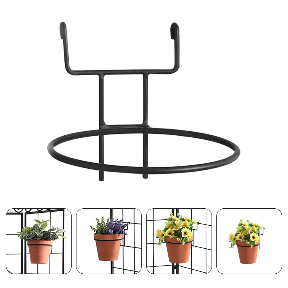 HOMEMAXS Fence Rack for Outdoor Planter Garden Wall Planters Flowers ...