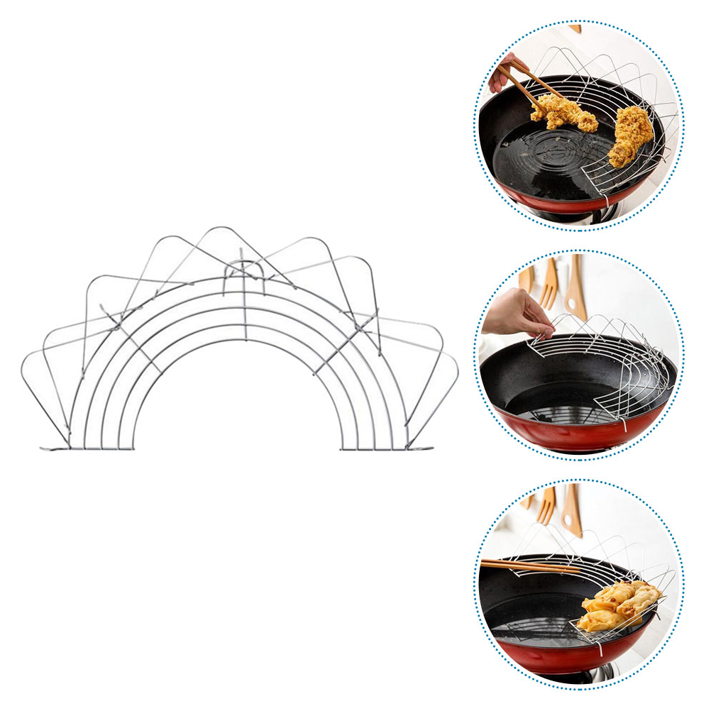 HOMEMAXS Filter Oil Net Home Cooking Oil Drip Filter Fried Food Oil ...