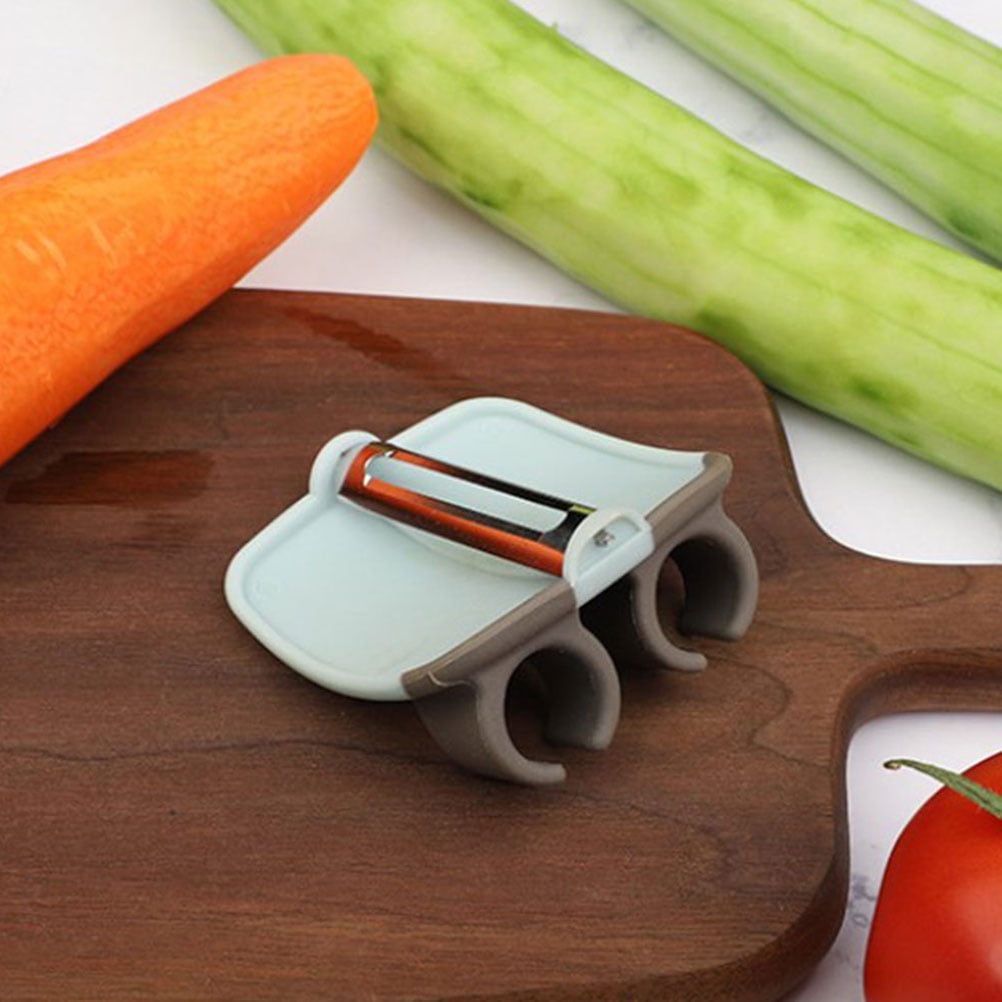 HOMEMAXS Finger Style Vegetable Peeler Made of Stainless Steel and with ...