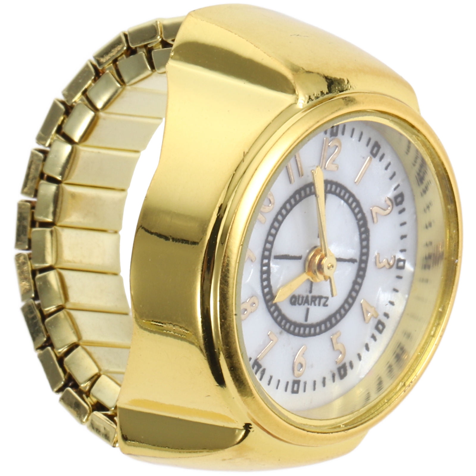 HOMEMAXS Finger Watch Rings for Women Digital Quartz Bezel Travel and ...