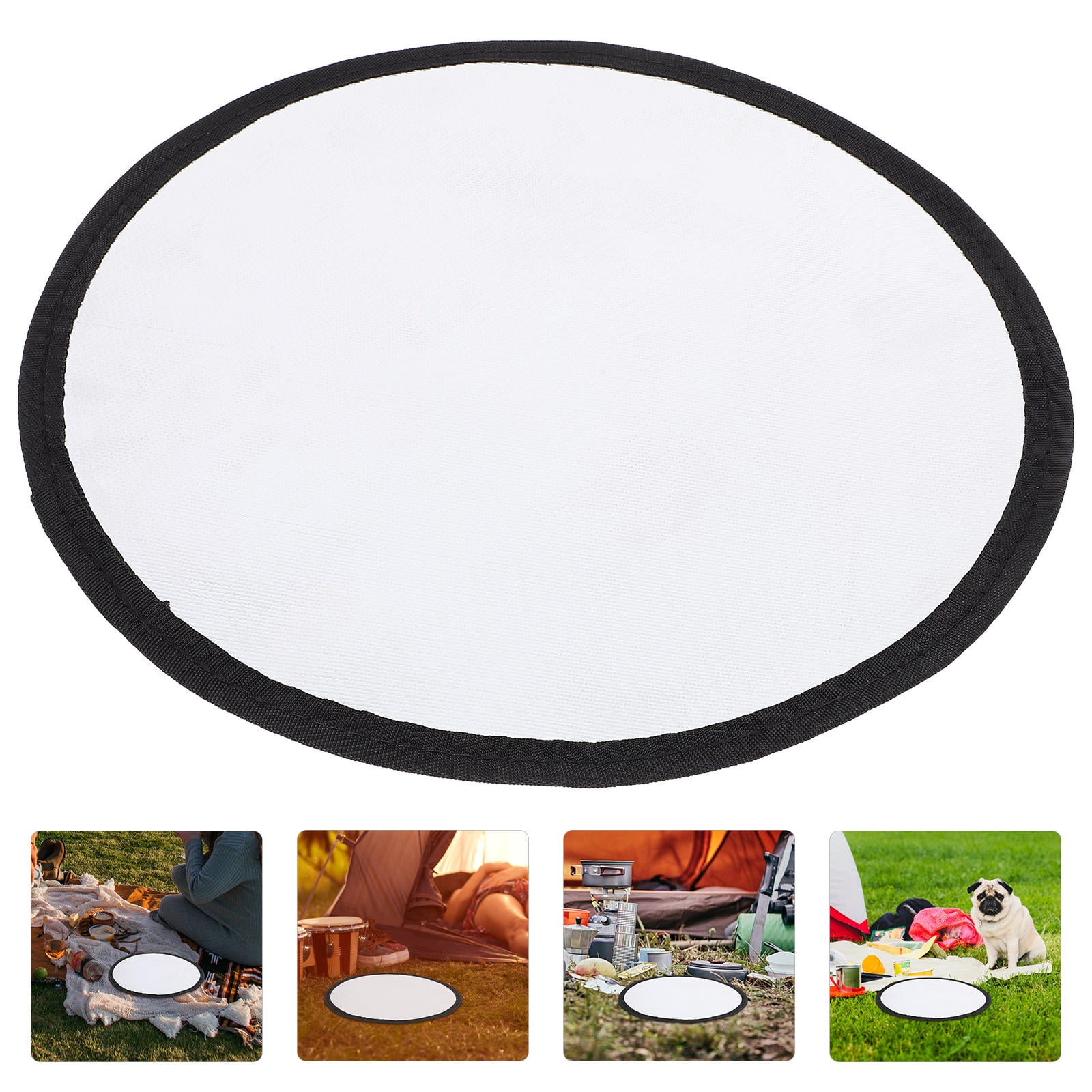 HOMEMAXS Fire Pit Mat Camping Round Fire Pit Pad Fireproof Blanket ...