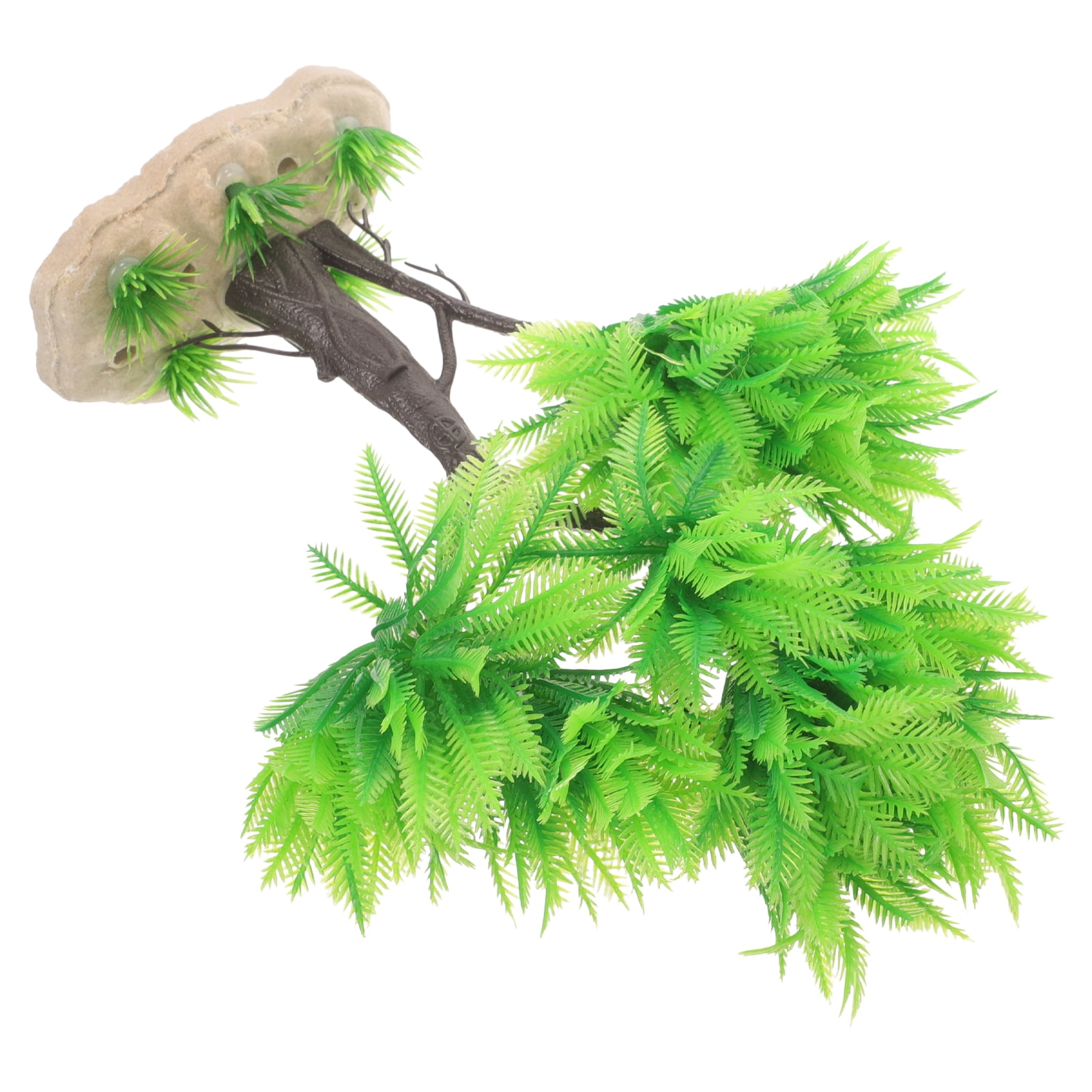 HOMEMAXS Fish Tank Tree Decor Artificial Aquarium Plant Fish Tank ...