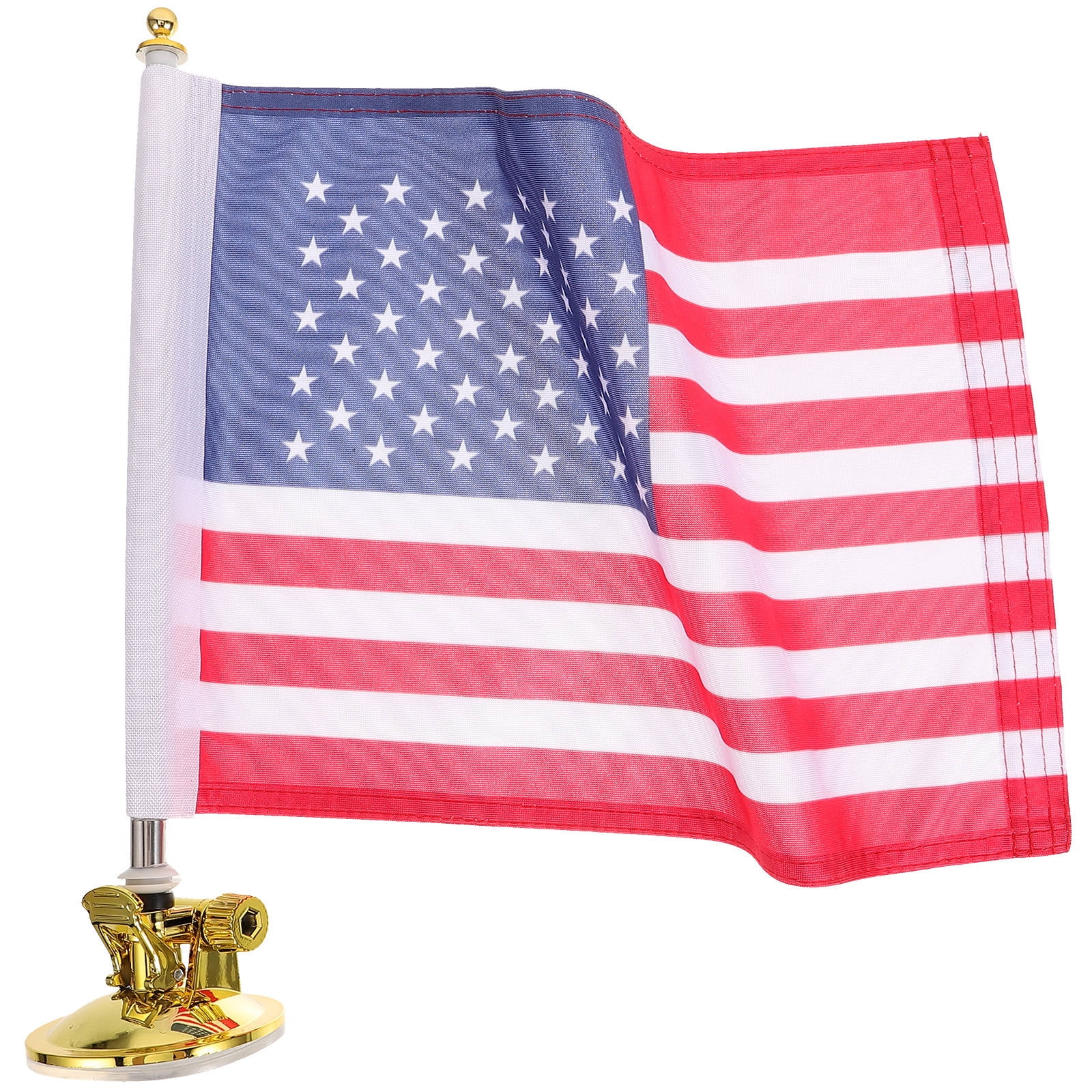 HOMEMAXS Flag Pole Base Car Flagpole Stand Window Suction Flags Outdoor ...