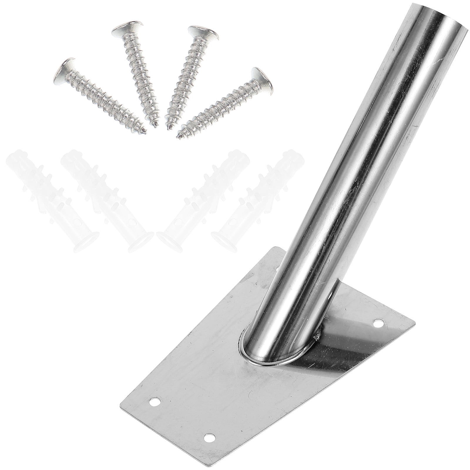 HOMEMAXS Flag Pole Cleat Flagpole Base Bracket Practical Adjustable ...