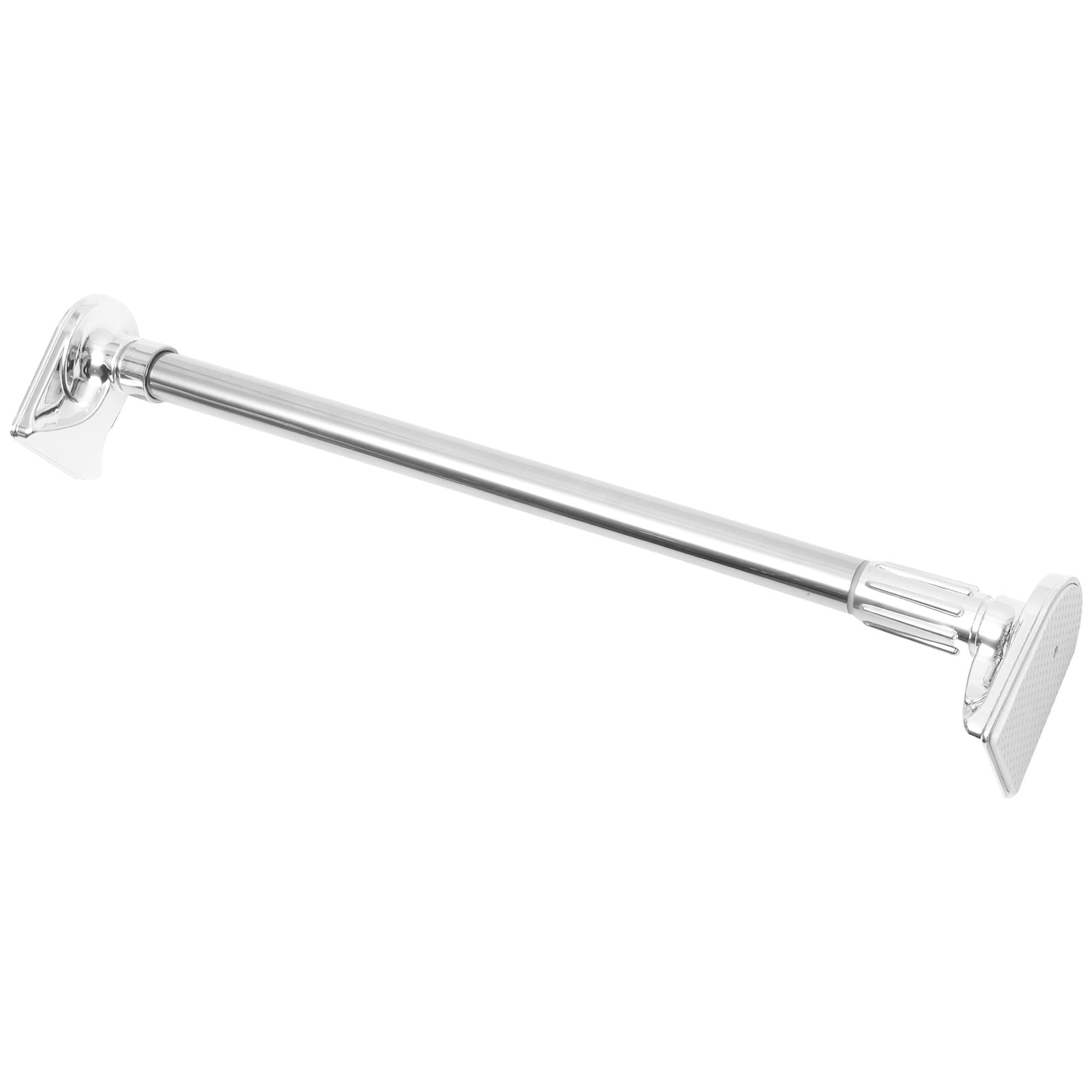 MOKKHNB Square Head Clothes Rail Telescopic Rod Silver Stainless Steel ...