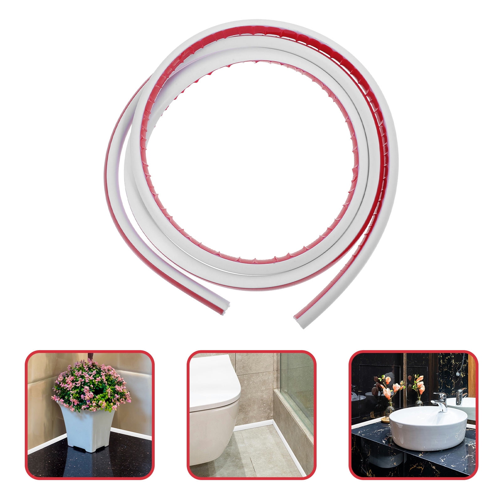 HOMEMAXS Flexible Wall Corner Protector Trim Molding Peel and Stick ...