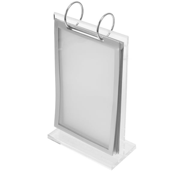HOMEMAXS 1Set Flip Poster Stand Acrylic Paper Holder for Retailers in ...