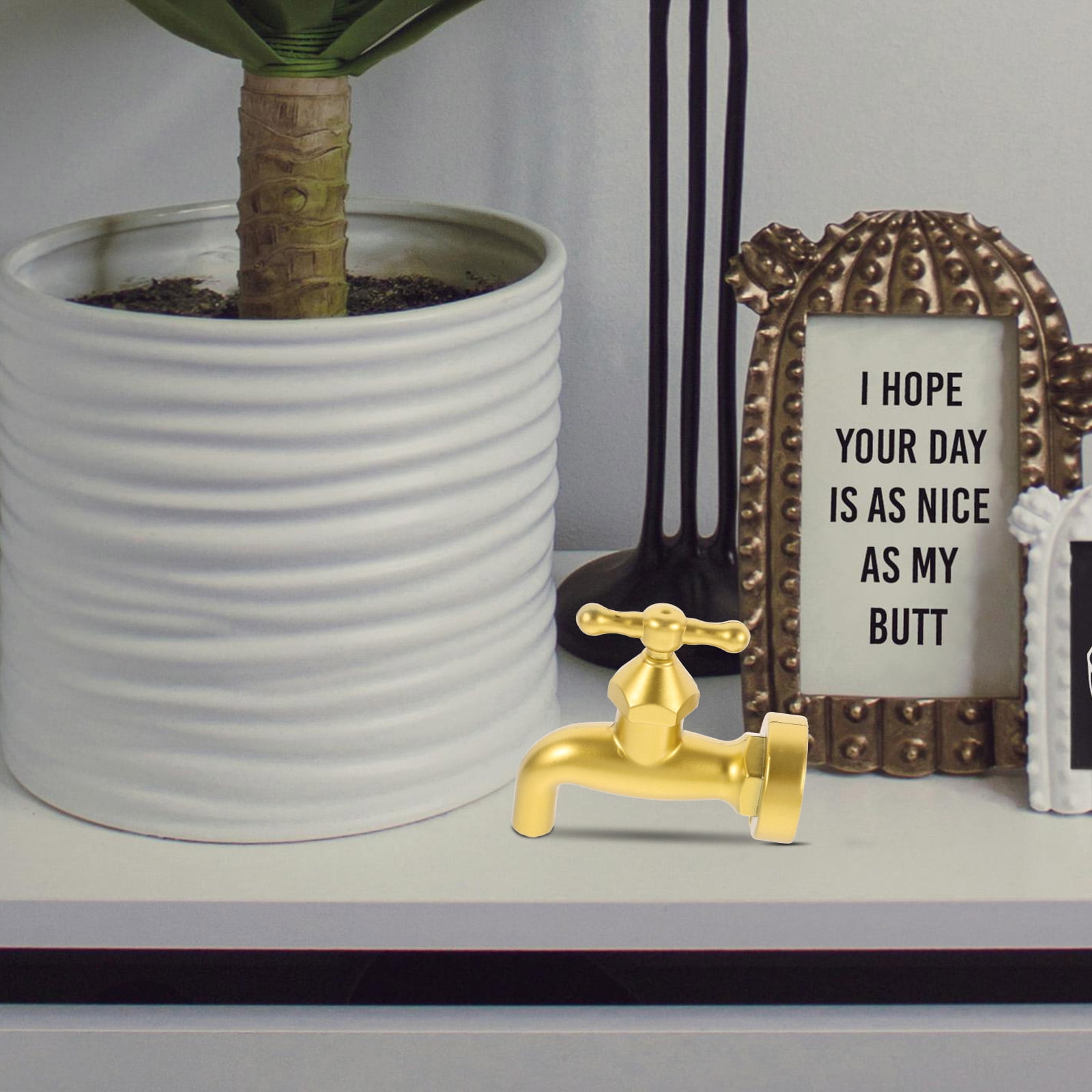 HOMEMAXS Floating Faucet for Home Decor Invisible Faucet Water Fountain ...