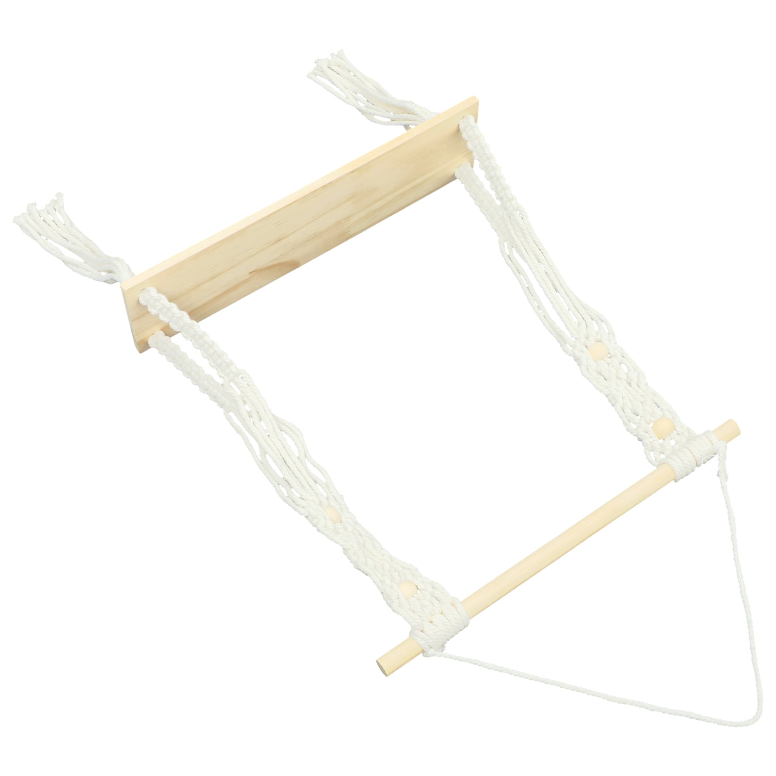 HOMEMAXS Floating Shelves for Plants Macrame Wall Hanging Shelf ...