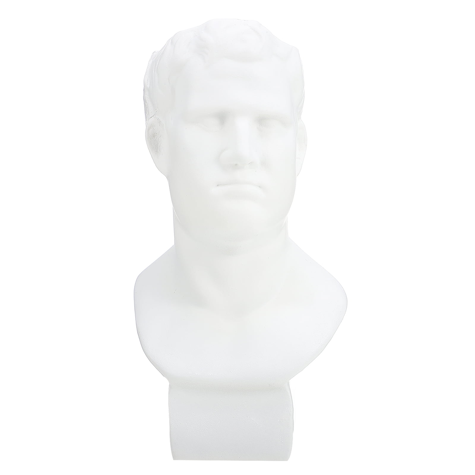 White Resin Planter with Unique Head Shape Design for Decor Lightweight ...