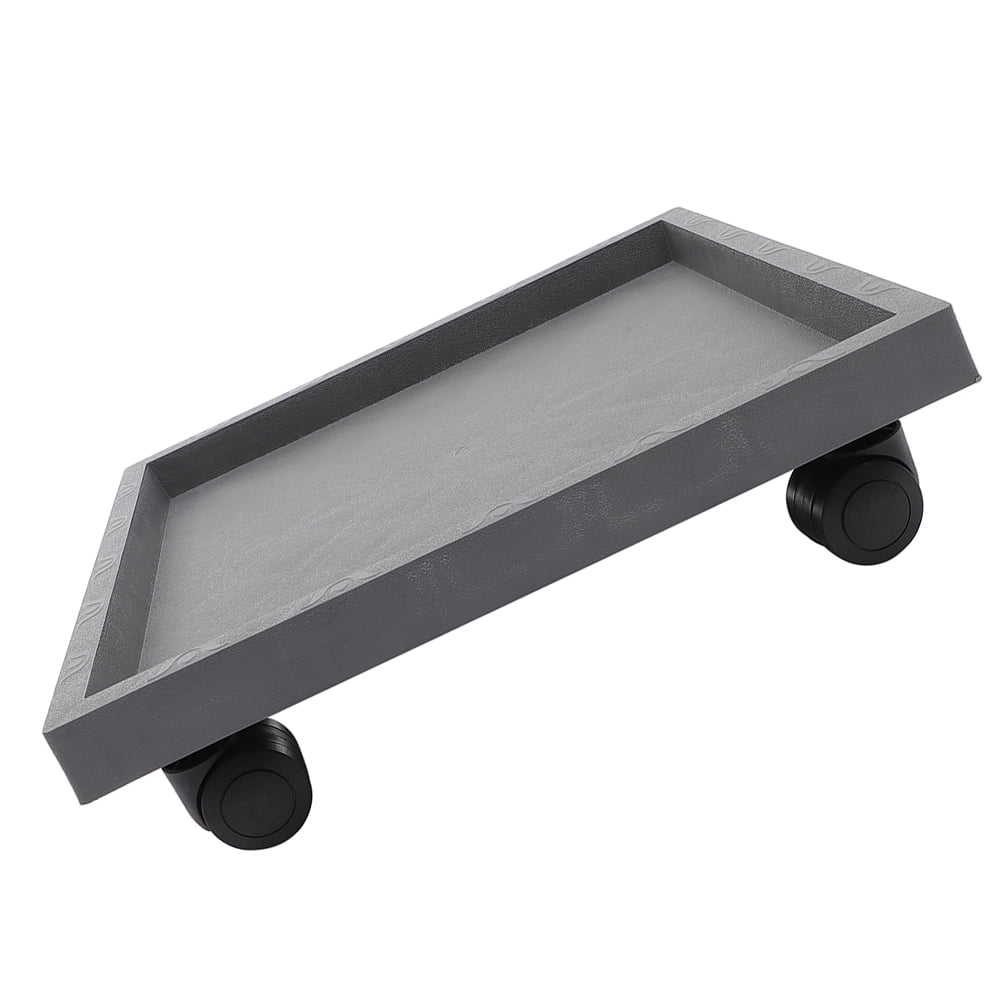HOMEMAXS Flower Pot Tray Wheeled Planter Stand Trolley Plants Caster ...