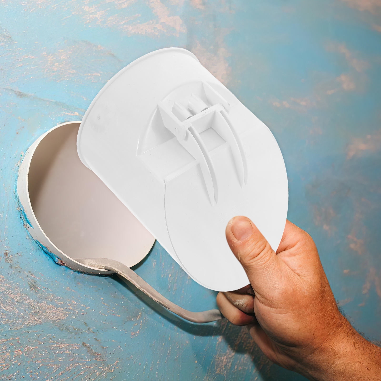 HOMEMAXS Flush Sewer Caps PVC Pipe Drain Cap Adapter Round Sewer Covers ...