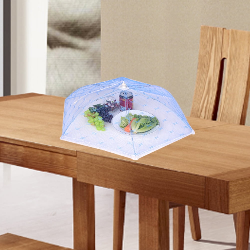 HOMEMAXS Foldable Umbrella Food Cover Mesh Screen Food Cover Tent ...
