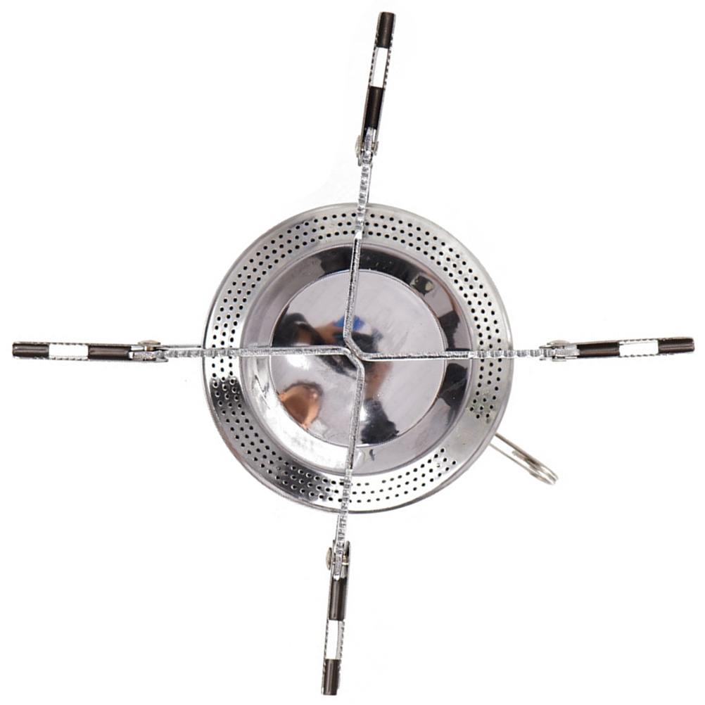 HOMEMAXS Folding Metal Burning Stove Stainless Steel Folding Stove Mini ...