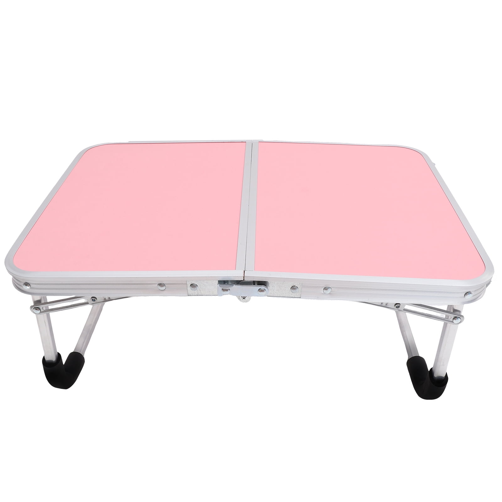 HOMEMAXS Folding Table Metal Small Folding Side Table Portable Dorm ...