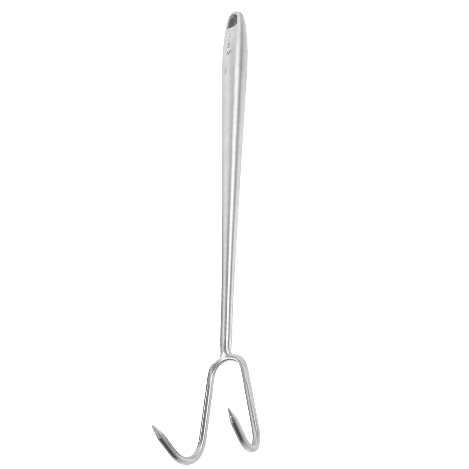 HOMEMAXS Food Flipper Hooks Meat for Smoker Roasting Grilling Silver ...