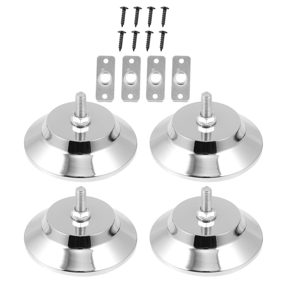 HOMEMAXS Foosball Table Leg Bracket Pool Adjustable Foot Pads - Walmart.com