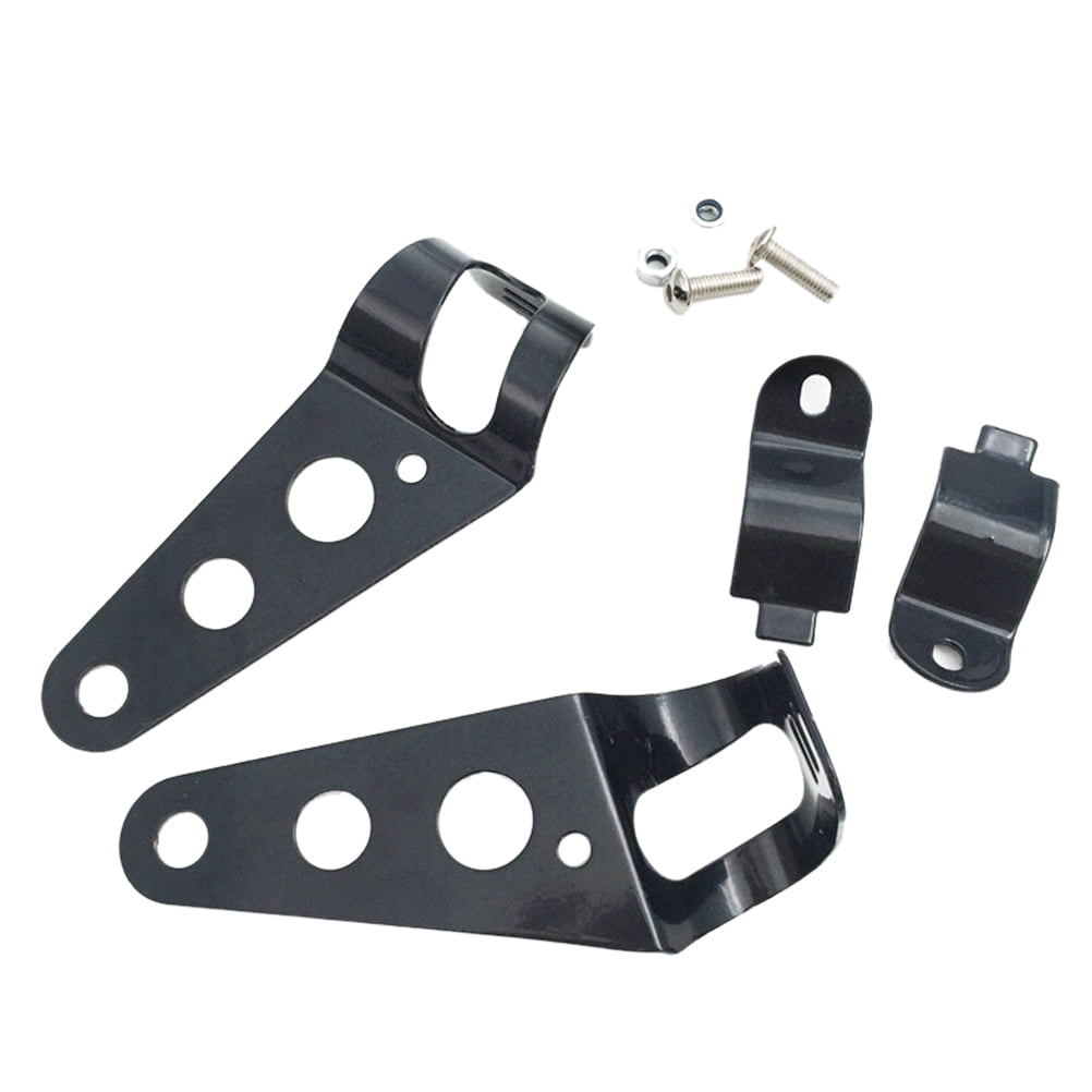 大 架 Fork Mount Headlight Bracket 14.00X5.30X5.00CM Black - Walmart.com