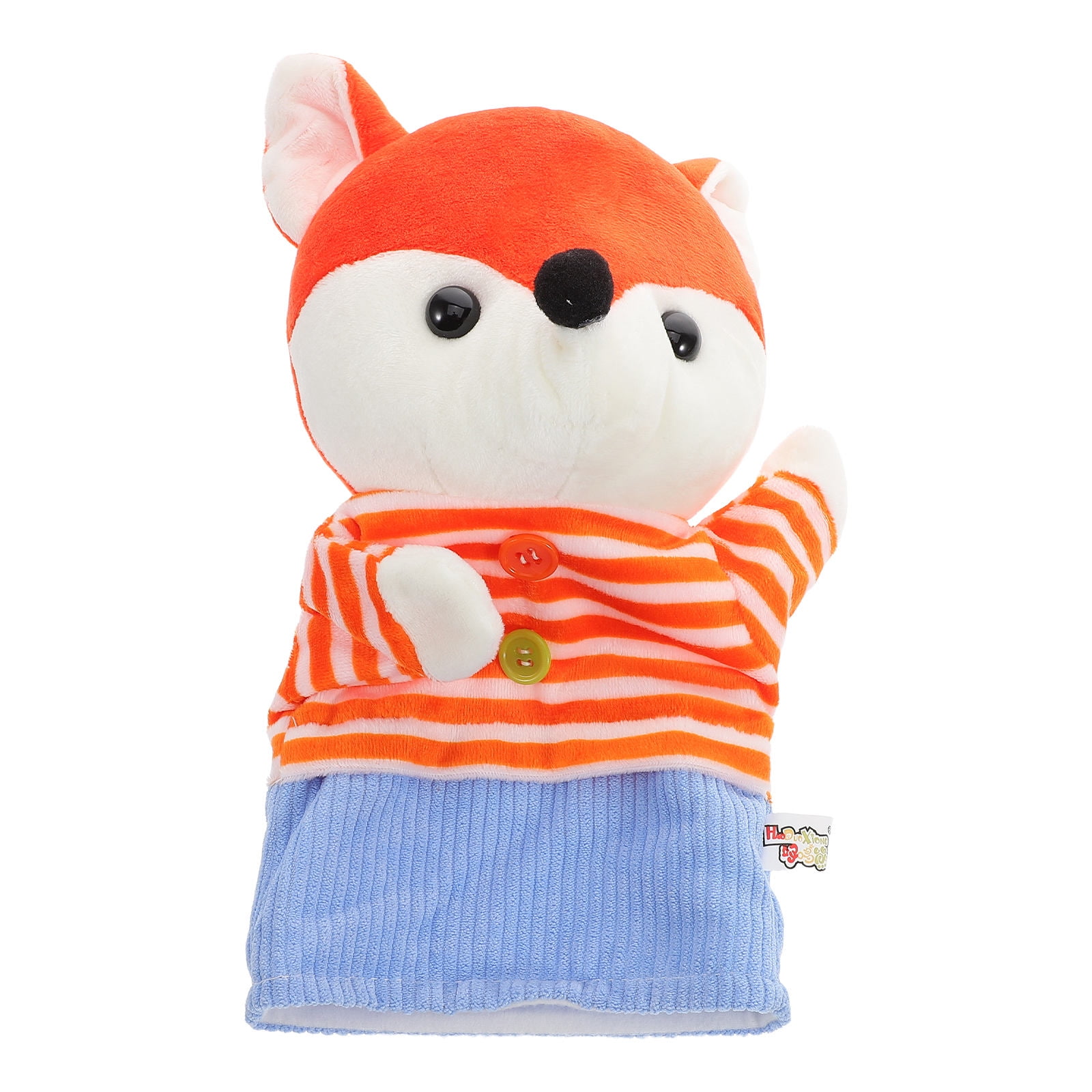 HOMEMAXS Fox Hand Puppet Toy Animal Fox Plush Hand Puppets for Kids ...