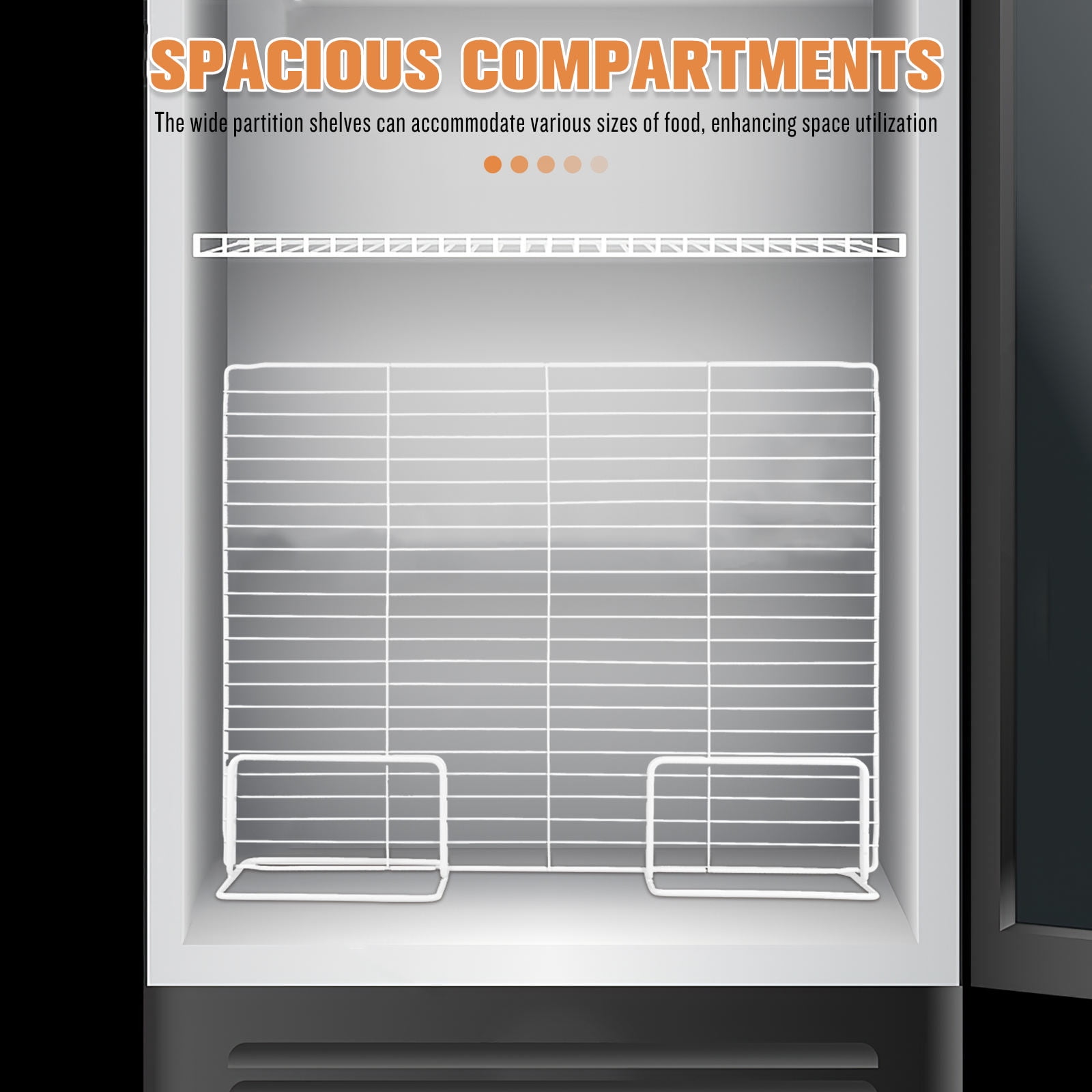 Freezer Organizer Dividers Metal Refrigerator Dividers Partition for ...