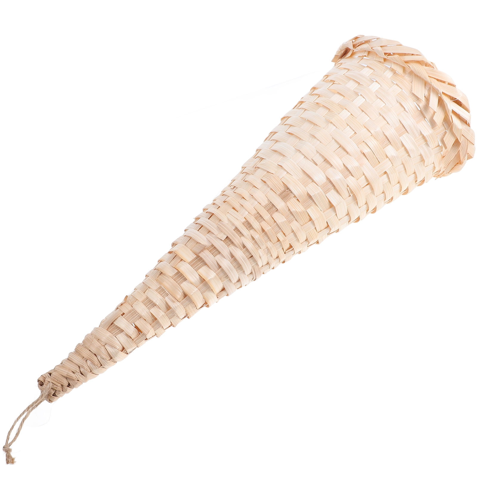 WEUVEB Cozy Bamboo Basket Khaki 1Pcs 15.72X5.89X5.89In - Walmart.com