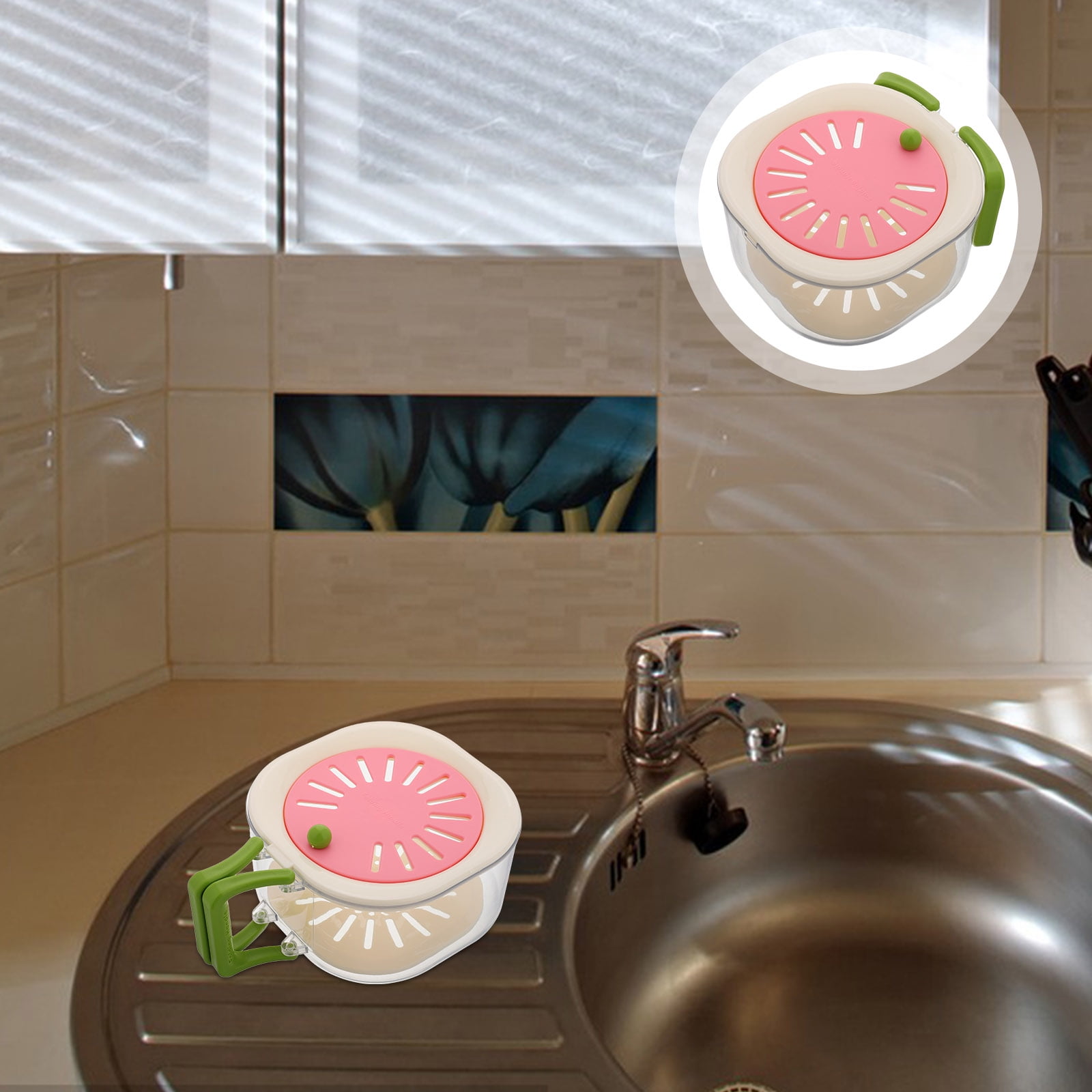 Fruit and Vegetable Wash Basin with Drainage basket Sturdy PP PET ...