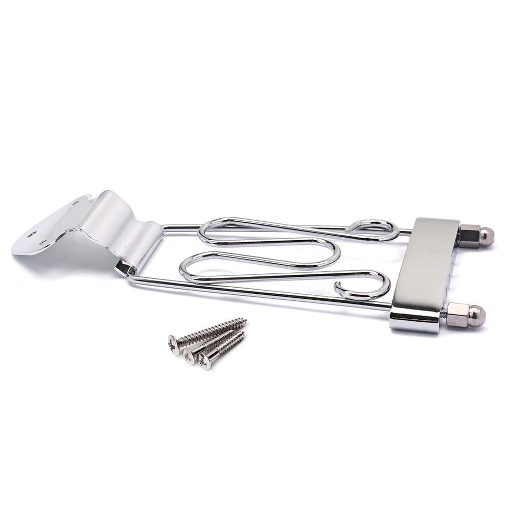 HOMEMAXS GA411 6 String Tailpiece Bass Guitar Bridge With Screws For ...