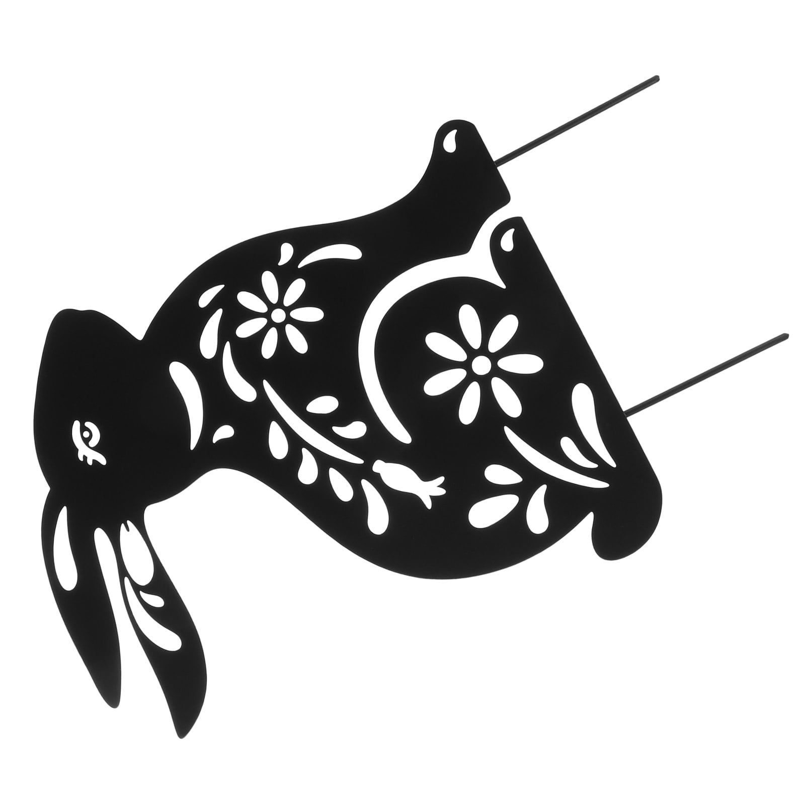 HOMEMAXS HOMEMAXS Garden Bunny Sign Stake Lawn Animal Stake Sculpture 1 ...