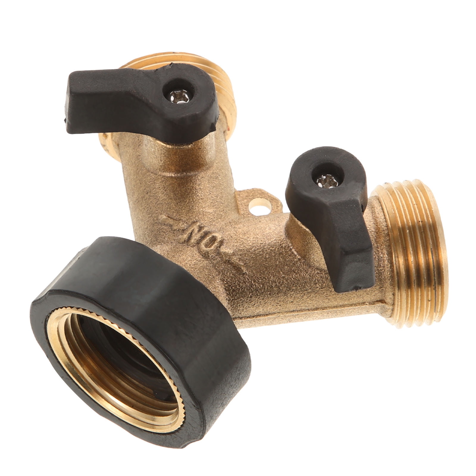 HOMEMAXS Garden Hose Splitter Hose Adapter Copper Hose Splitter Hose ...