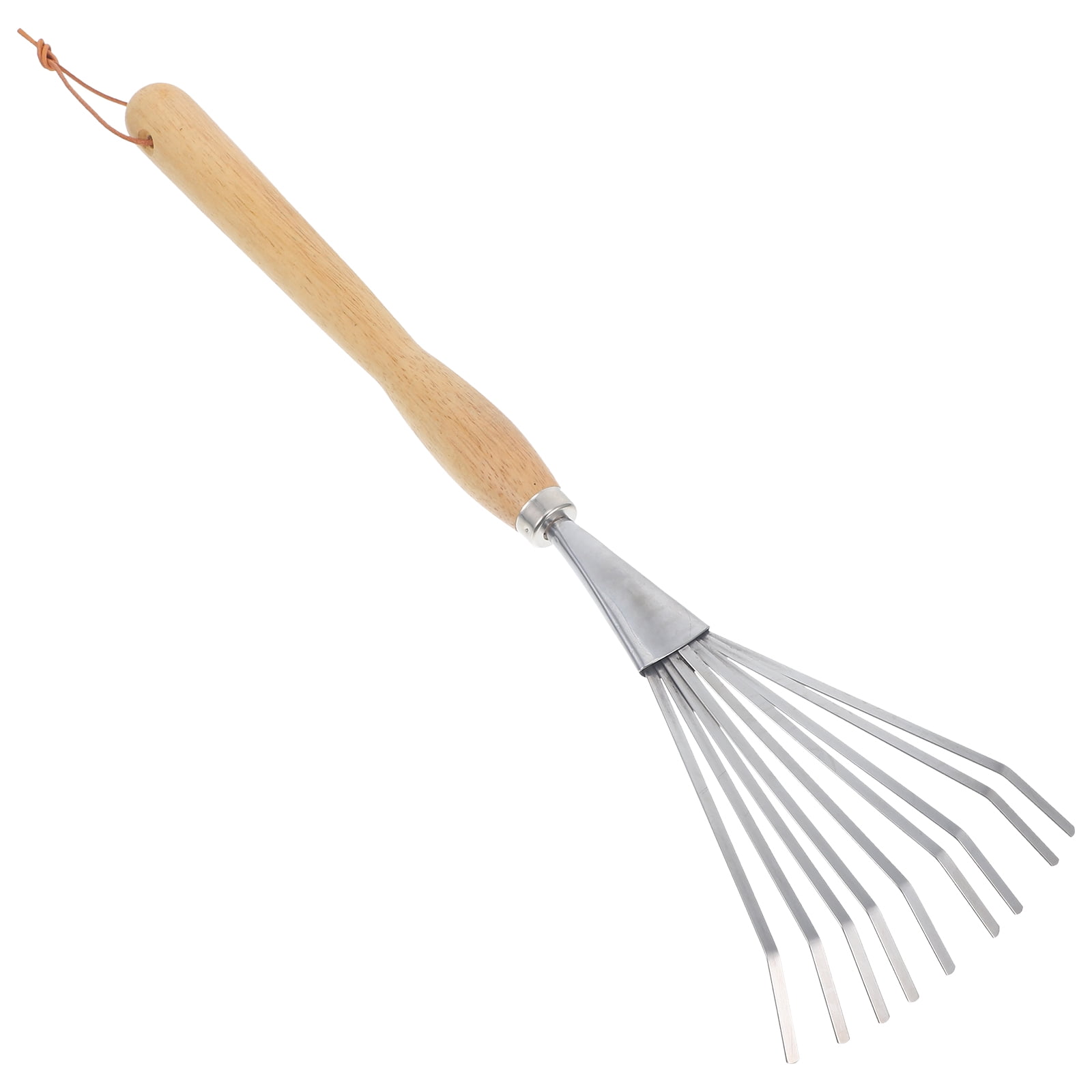 HOMEMAXS Gardening Hand Rake Garden Shrub Rake Small Garden Rake with ...