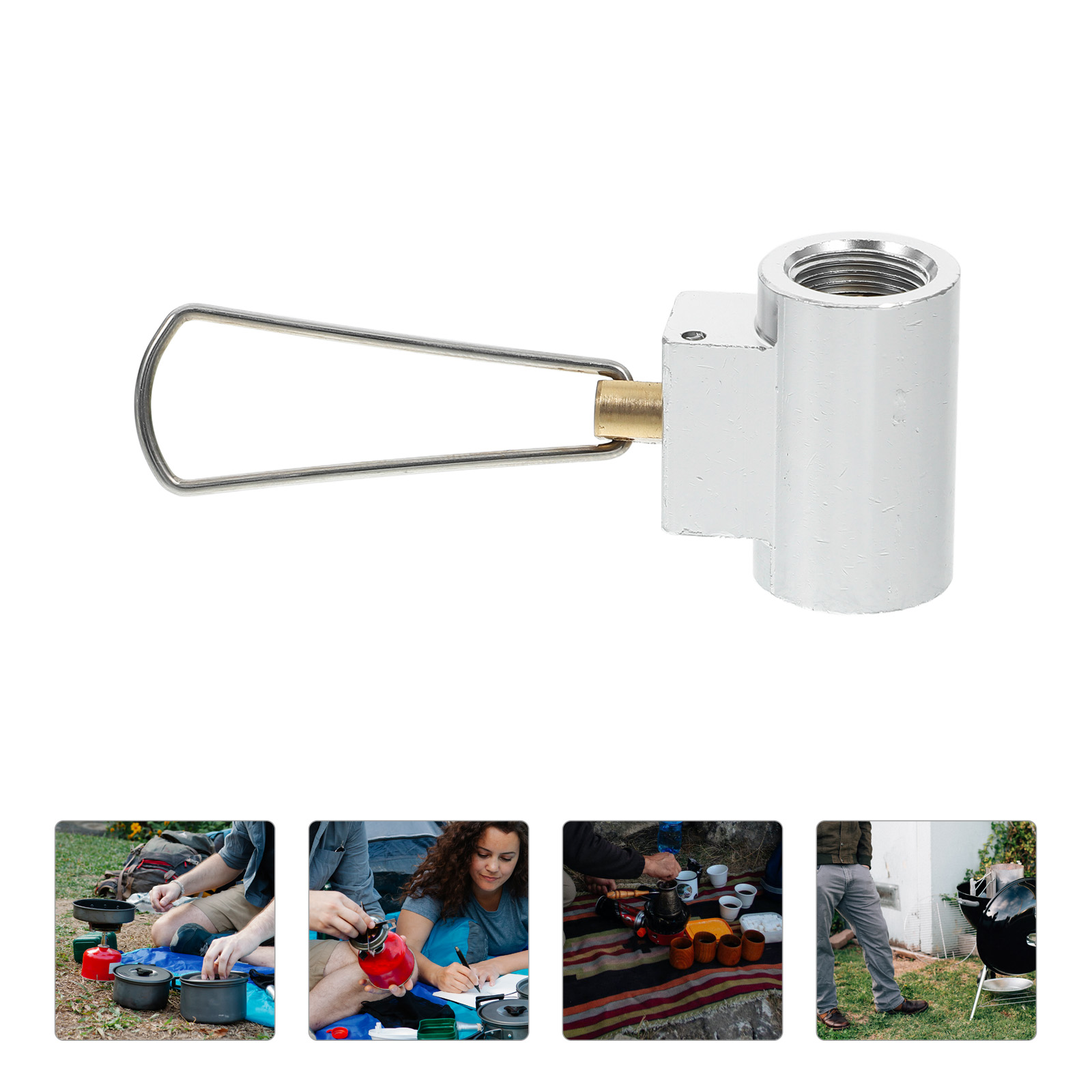 HOMEMAXS Gas Cylinder Adapter for Stove Convert Connector Camping ...