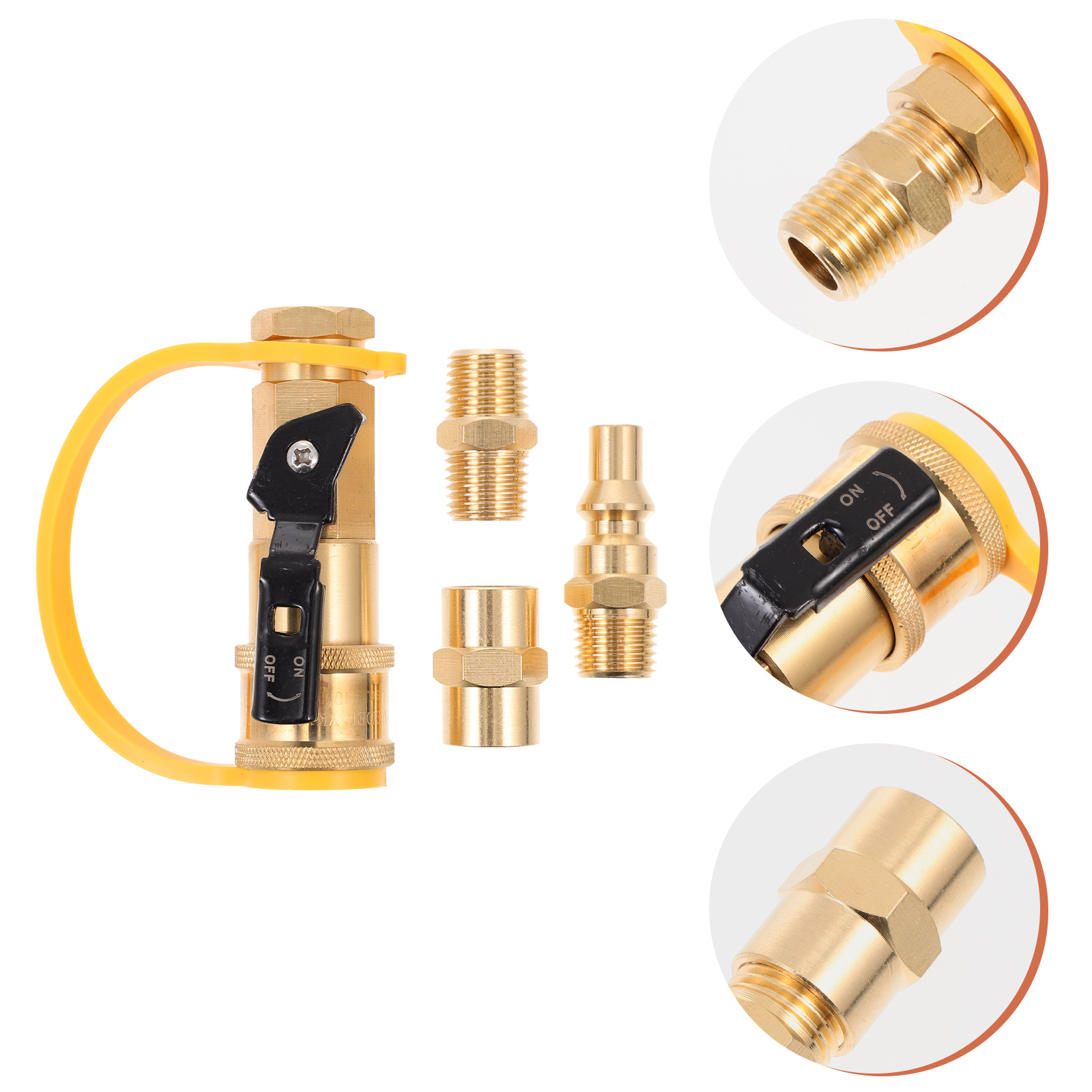 HOMEMAXS Gas Tank Adapter Nozzle Connectors Propane Tanks Camping ...