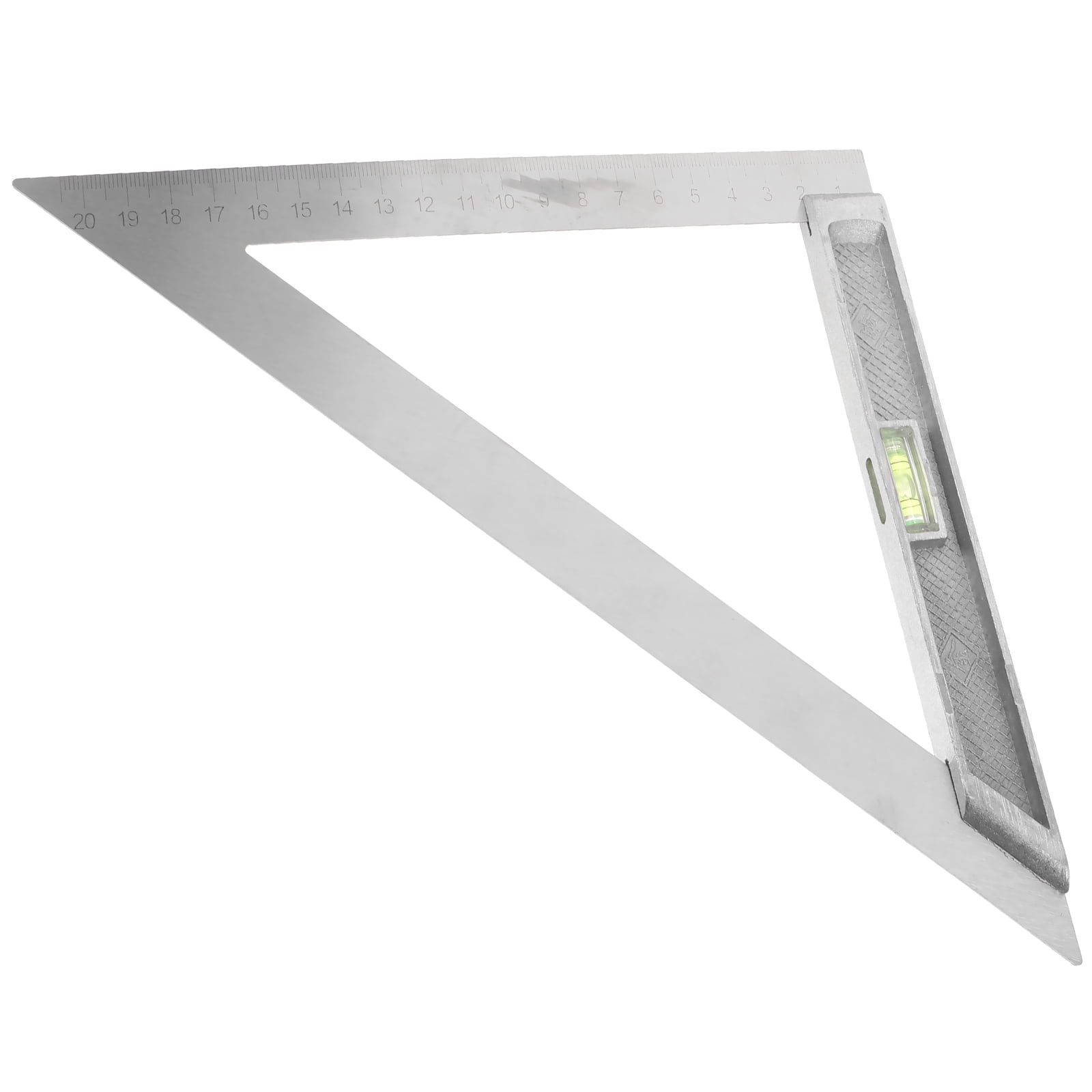 HOMEMAXS Geometry Triangle Rulers Layout Tools Metric Measuring Silver ...