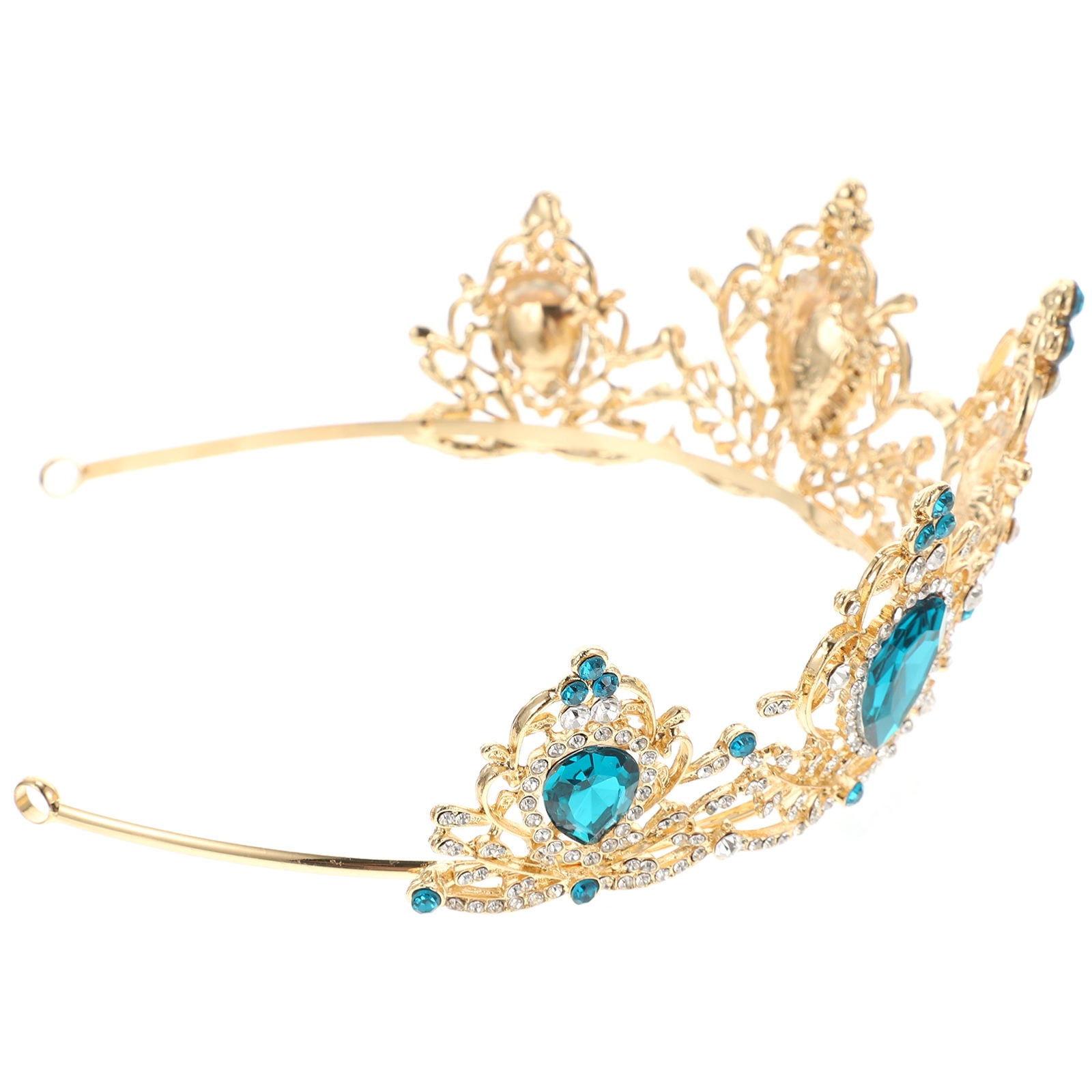 Girl Crown Decor Wedding Decoration Tiaras for Women Bride Miss Blue ...