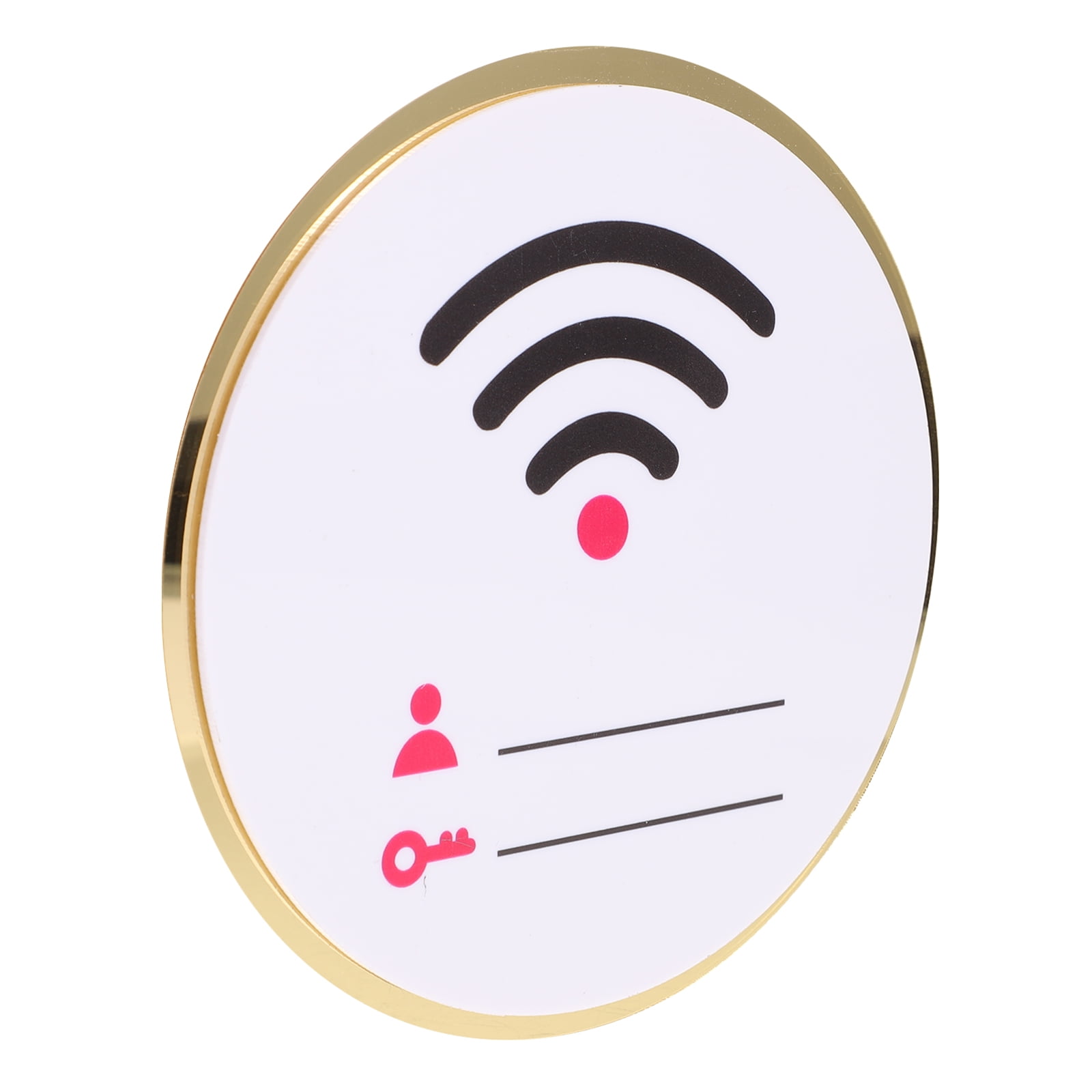 GARVALON Indoor Use Wifi Sign Acrylic 1Pcs 5.9X5.9X0.08In - Walmart.com