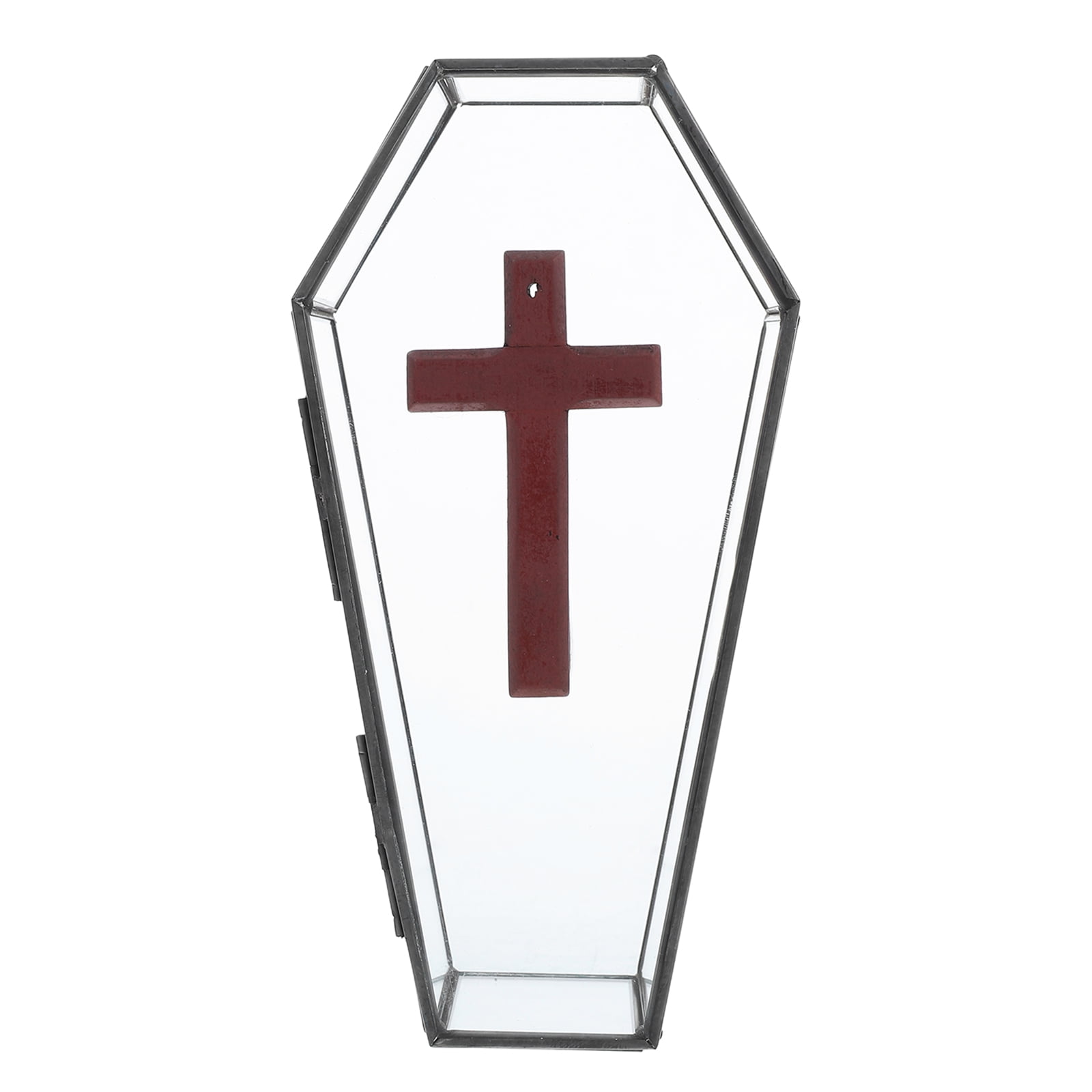 HOMEMAXS Glass Coffin Display Box Home Decor Jewelry Box Mini Glass ...
